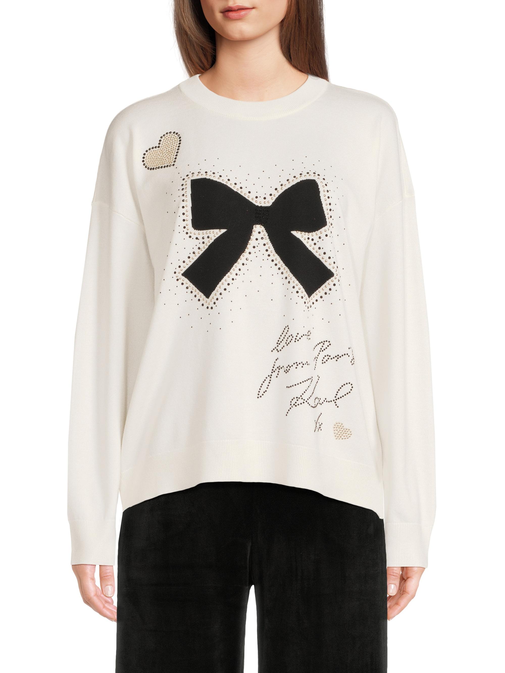 Click here for Karl Lagerfeld Paris Womens Bow & Embellished Soft... prices