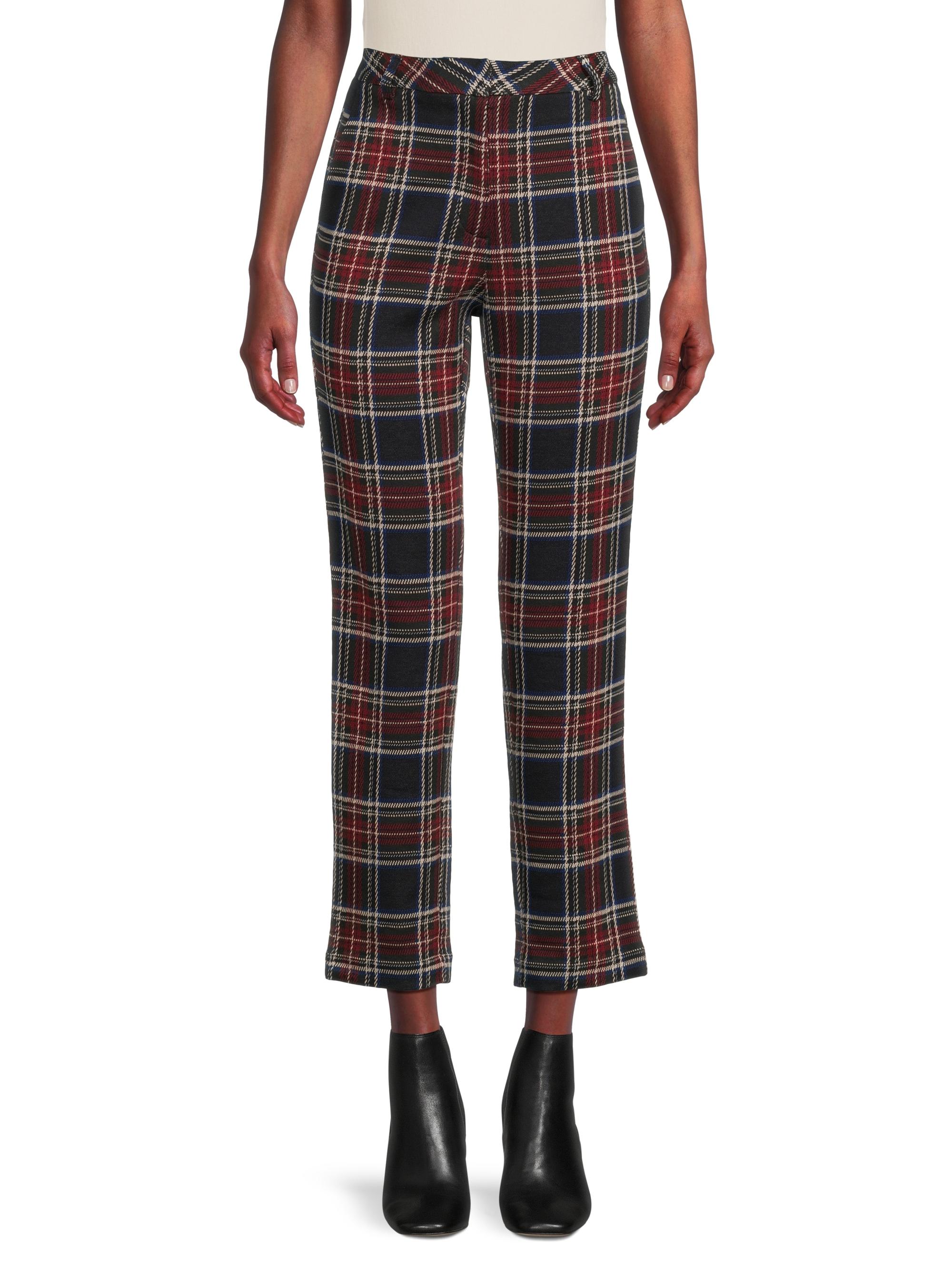 Click here for J. Mclaughlin Womens Stewart Plaid Cropped Pants -... prices