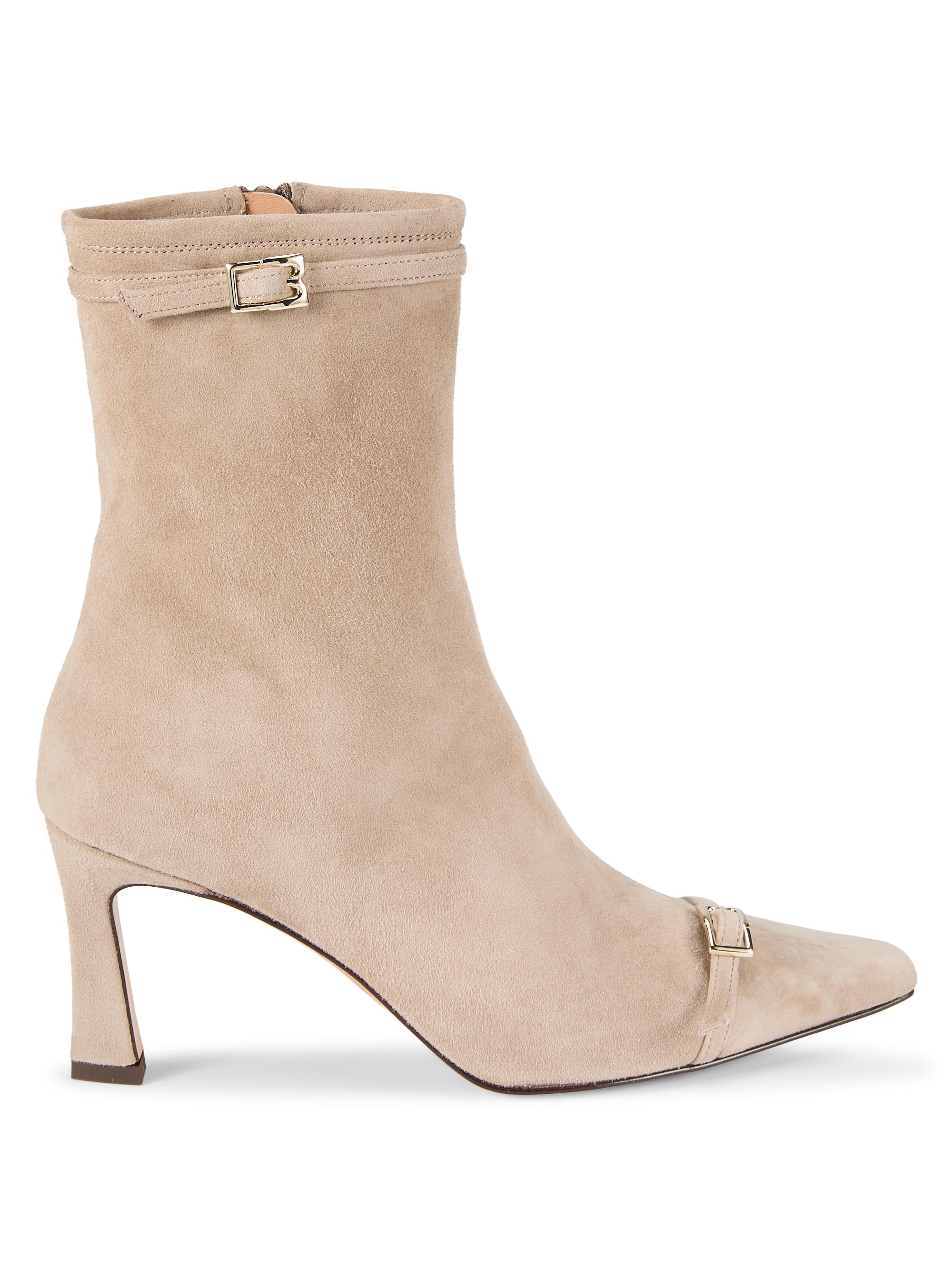 Click here for Bruno Magli Womens Addison 60MM Suede Boots - Taup... prices