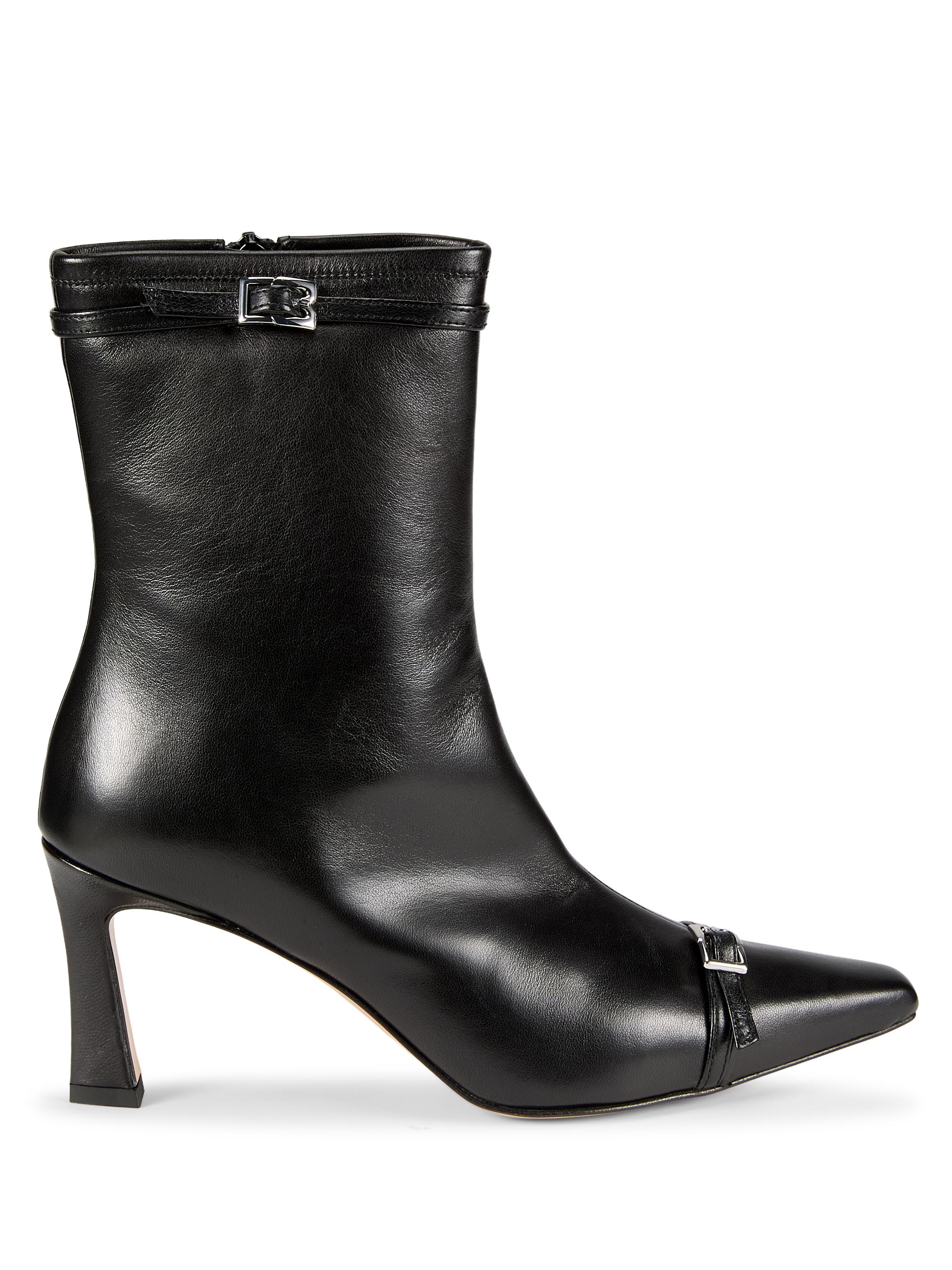 Click here for Bruno Magli Womens Addison 60MM Silvertone Buckle... prices