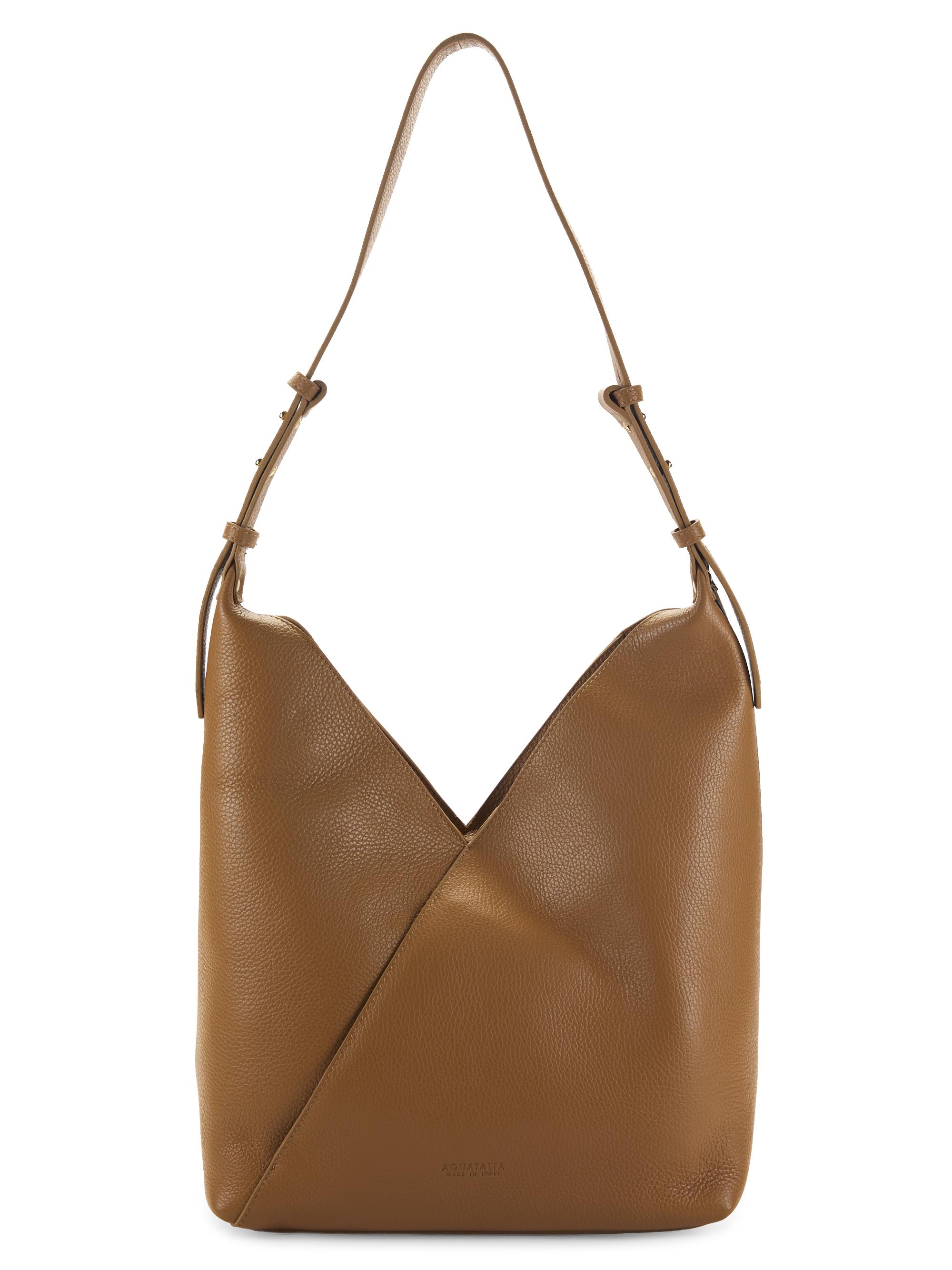 Click here for Aquatalia Womens Rimini Pebblegrain Leather Hobo B... prices