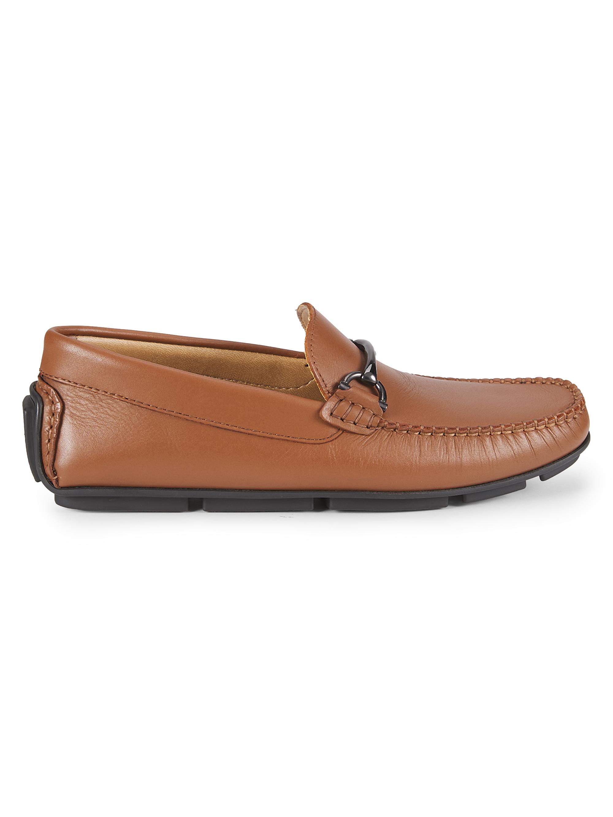 Click here for Bruno Magli Mens Parker Leather Loafers - Cognac -... prices