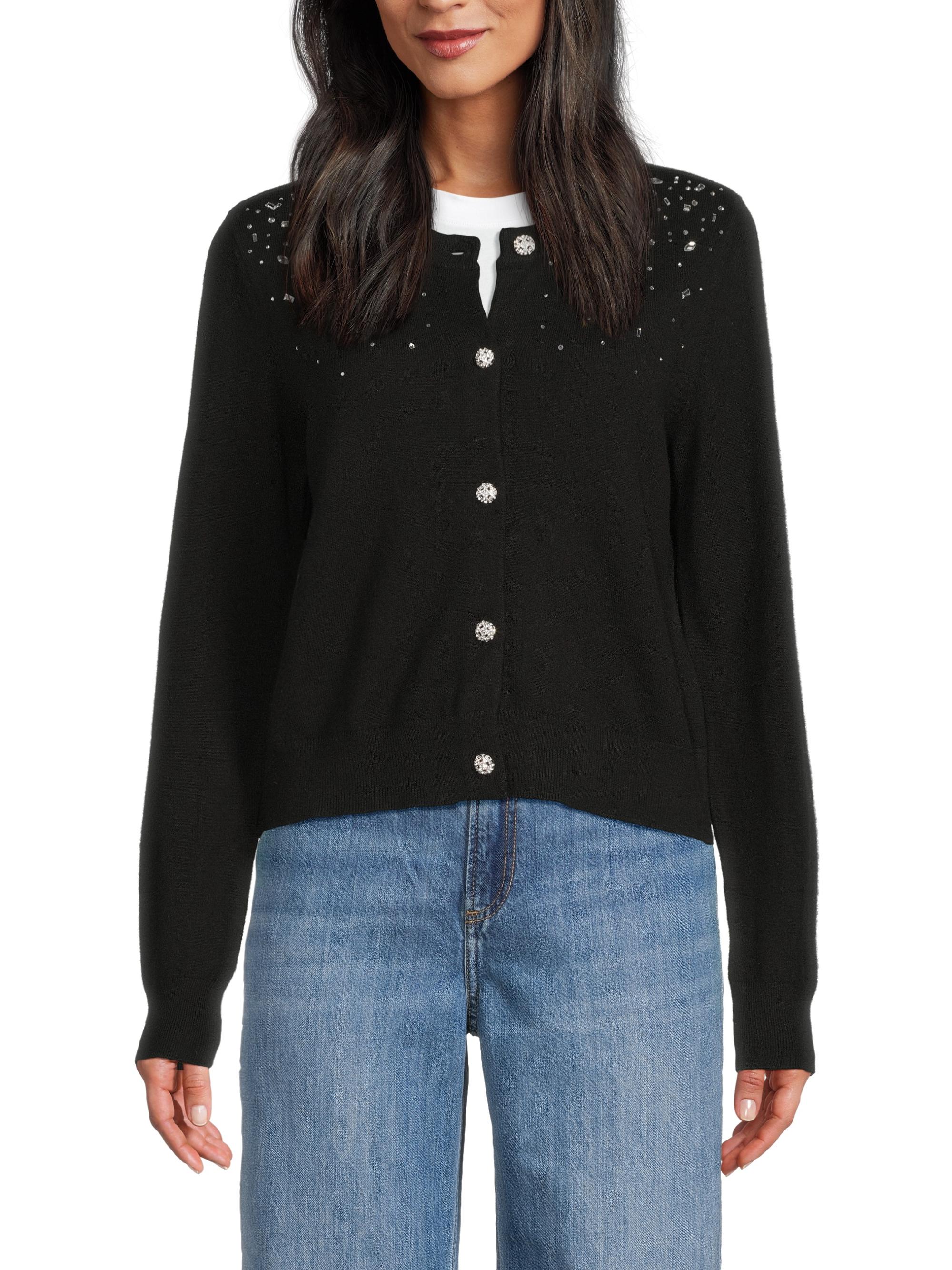 Click here for Karl Lagerfeld Paris Womens Embellished Cotton-Ble... prices