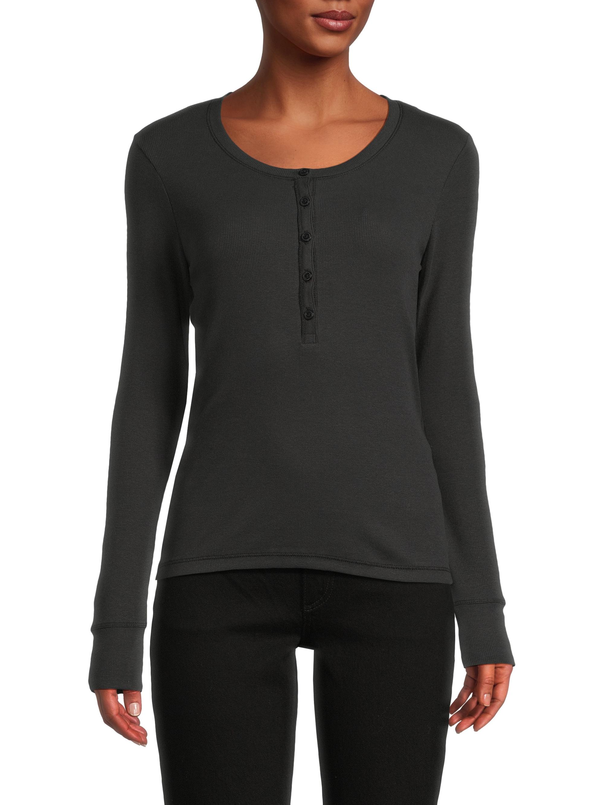 Click here for Rag & Bone Womens Essie Ribbed Cotton-Blend Henley... prices