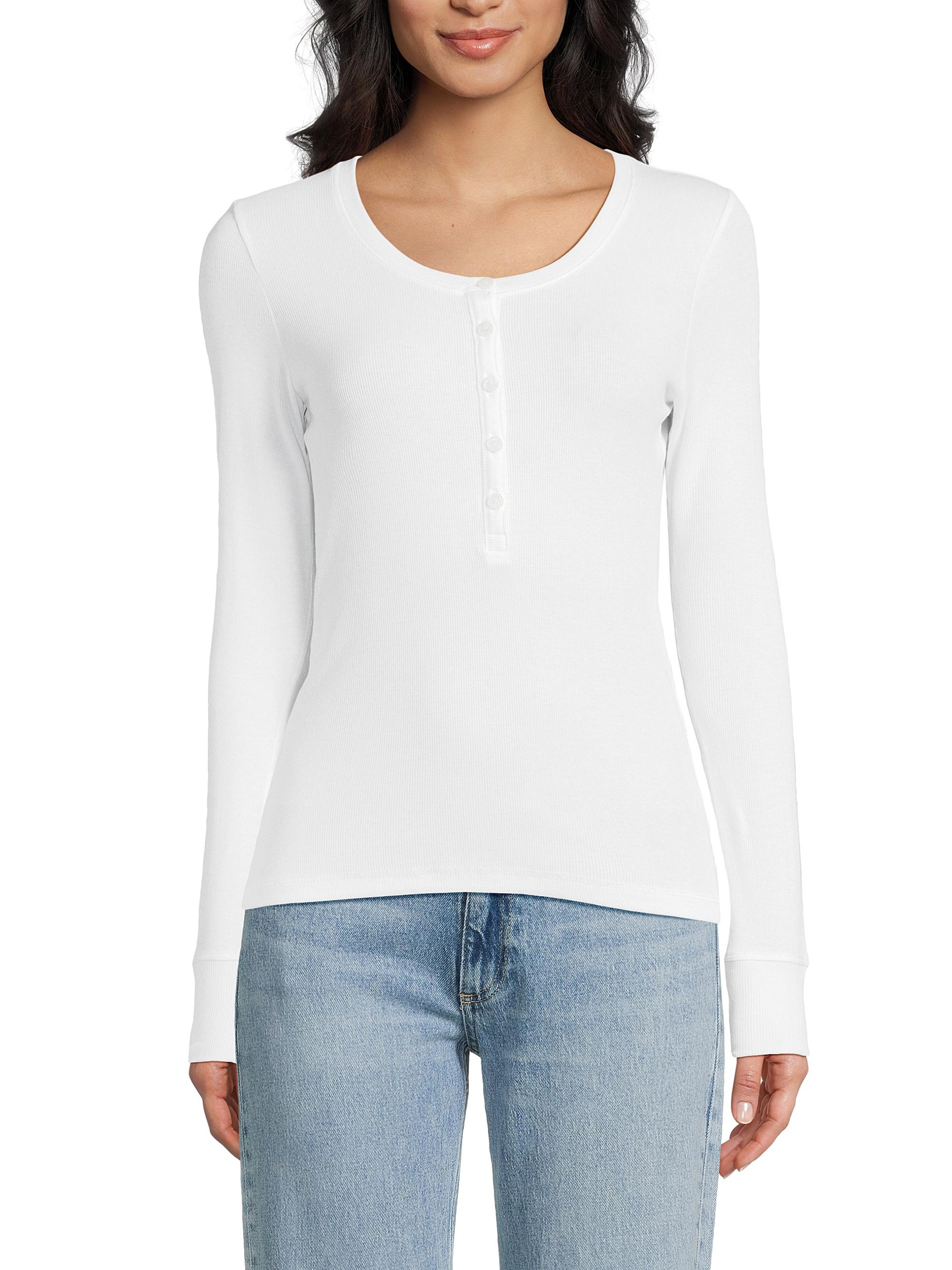 Click here for Rag & Bone Womens Essie Ribbed Cotton-Blend Henley... prices