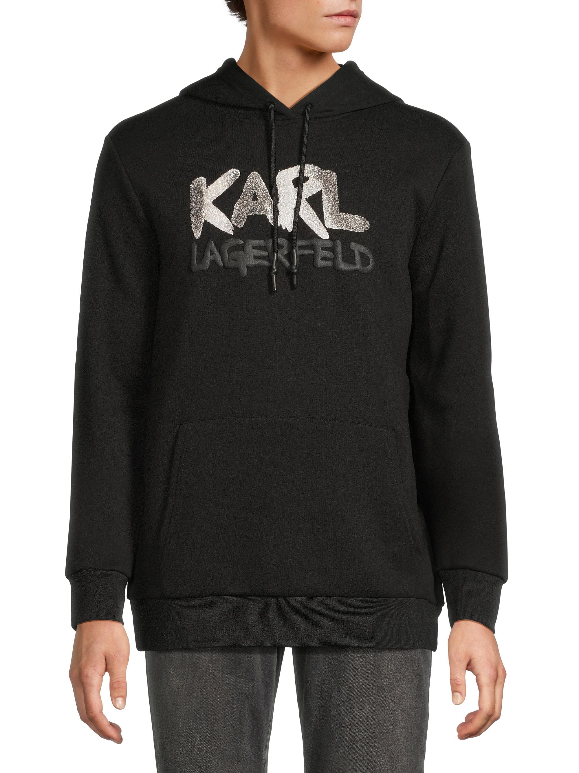 Click here for Karl Lagerfeld Paris Mens Graffiti Textured Pull-O... prices