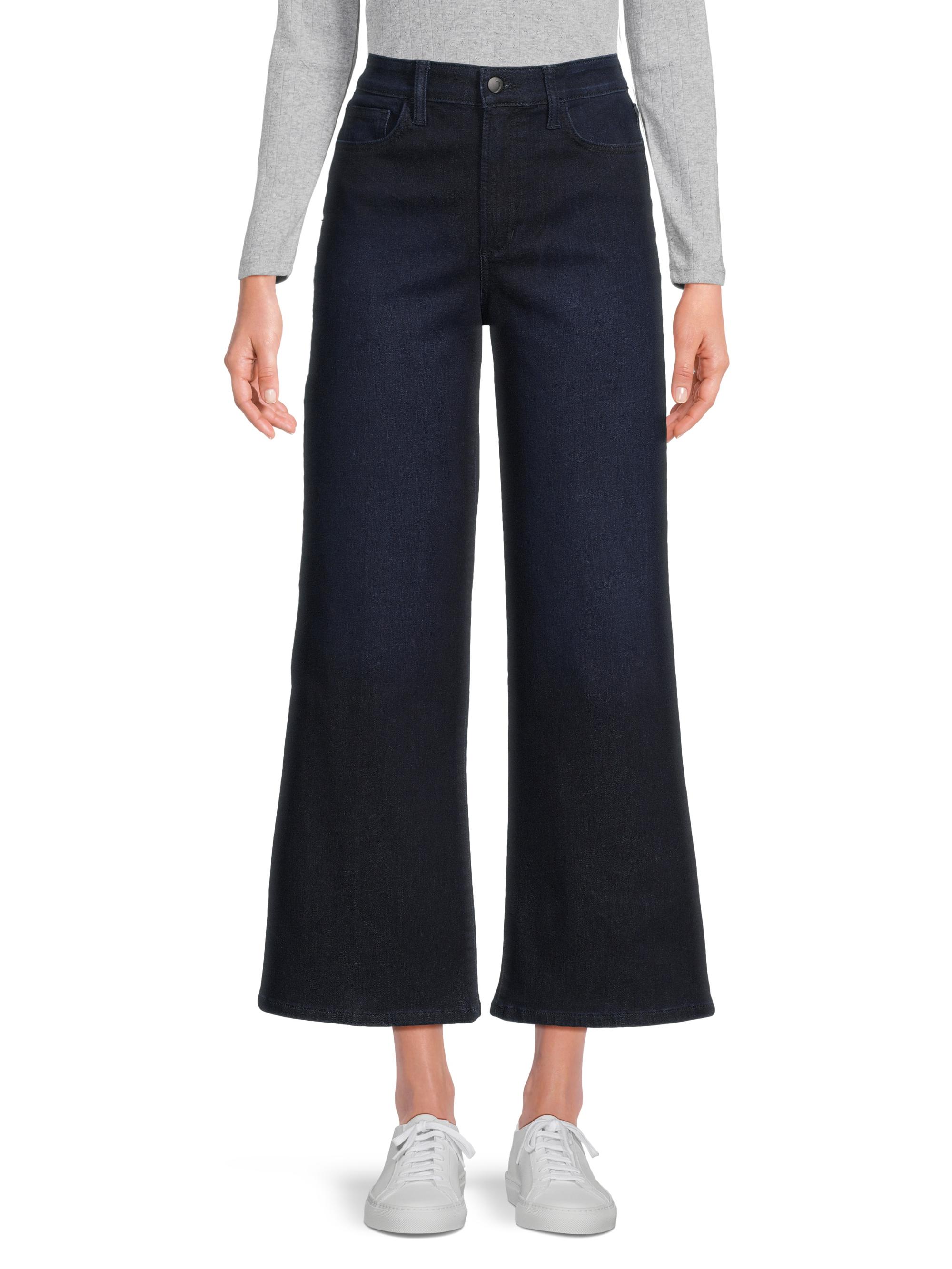Click here for Joes Jeans Womens Dark Wash Wide-Leg Ankle Jeans -... prices