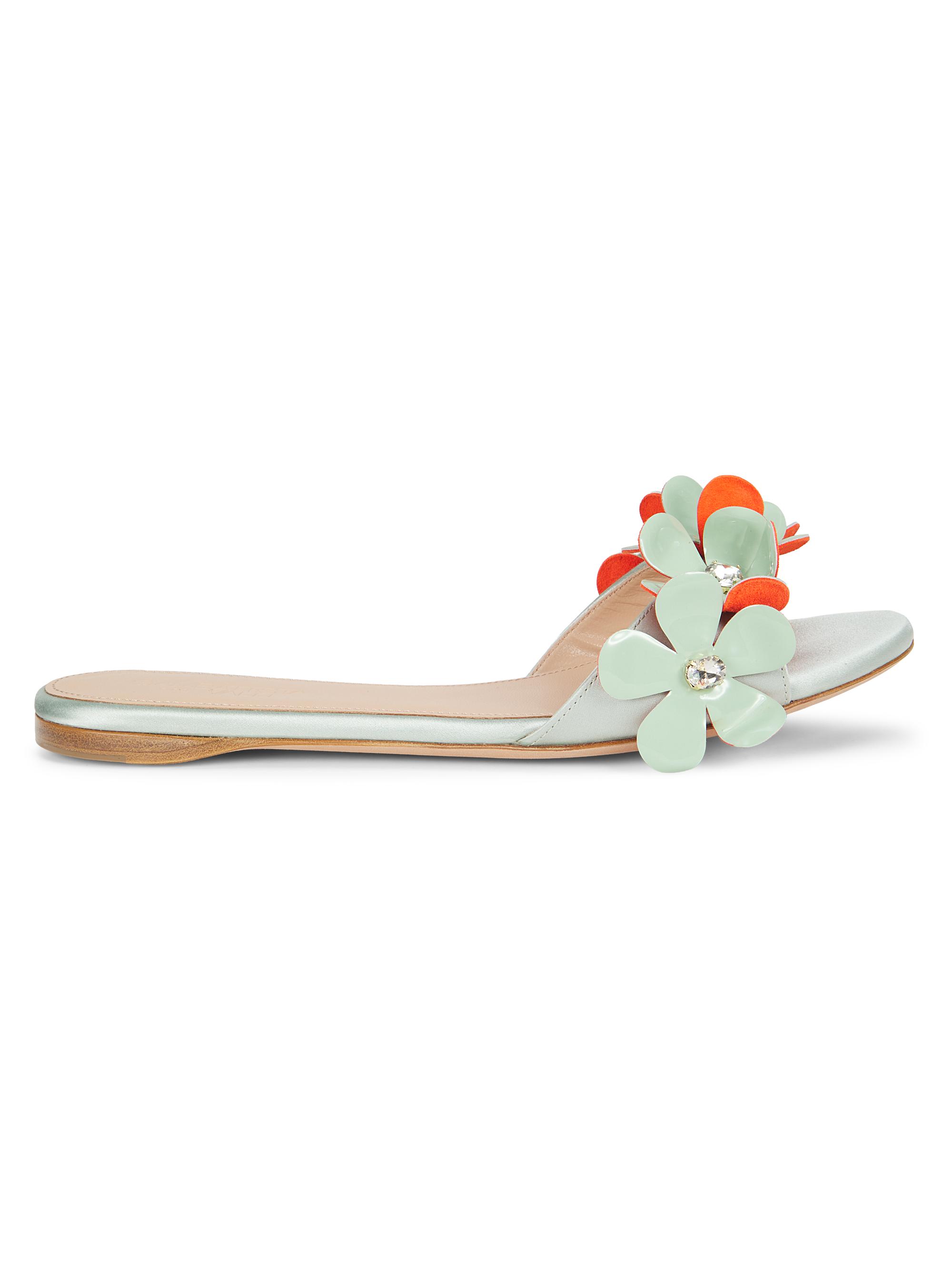 Click here for Giambattista Valli Womens Floral Appliqué Sandals... prices