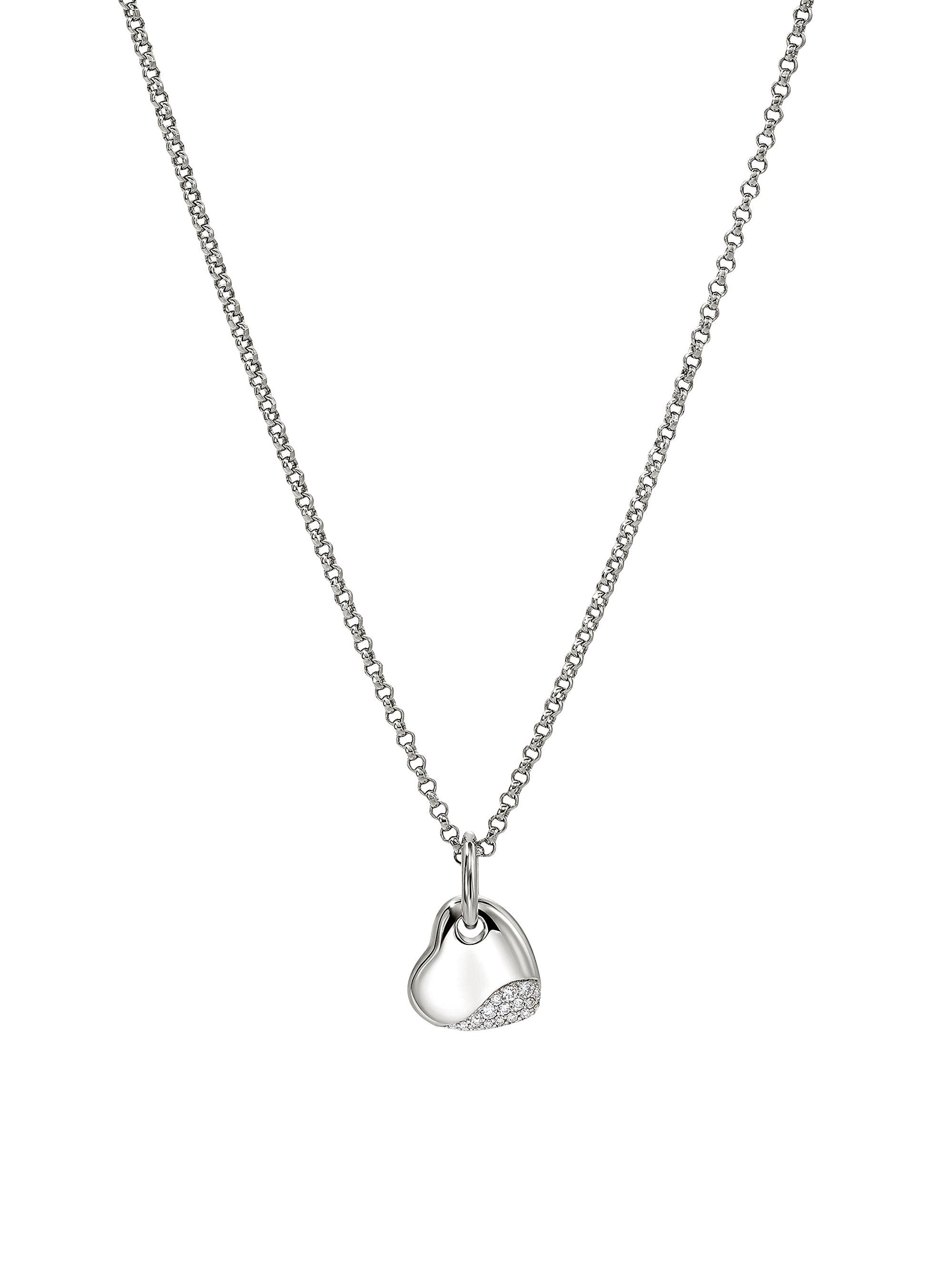 Click here for John Hardy Womens Pebble Heart Sterling Silver & 0... prices