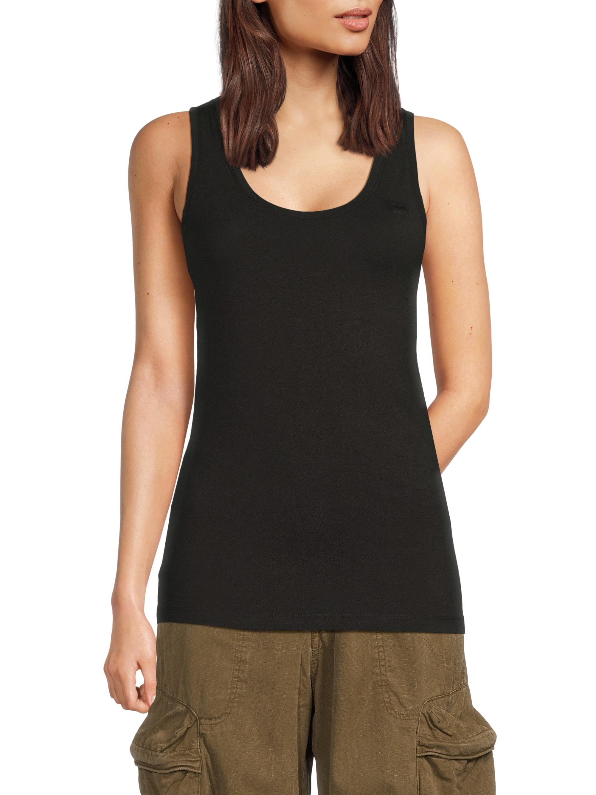 Click here for G-Star Raw Womens Base Fitted Tank Top - Black - S... prices
