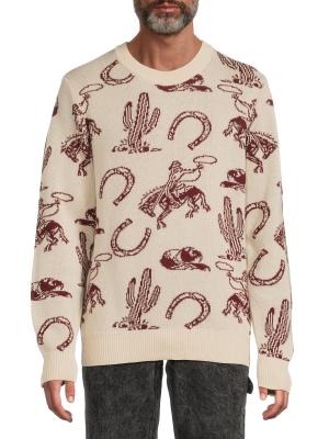 Wesc Tossed Western Jacquard Sweater on SALE | Saks OFF 5TH