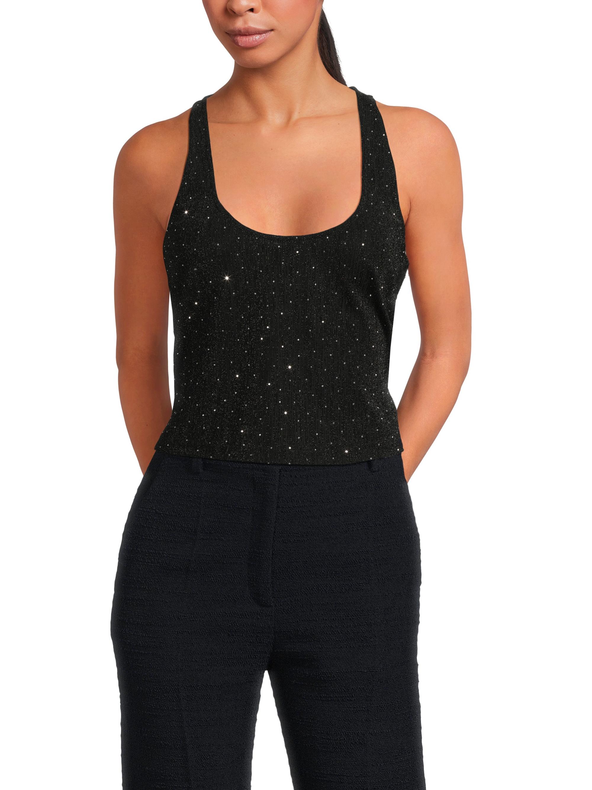 Click here for Walter Baker Womens Emma Embellished Tank - Black... prices
