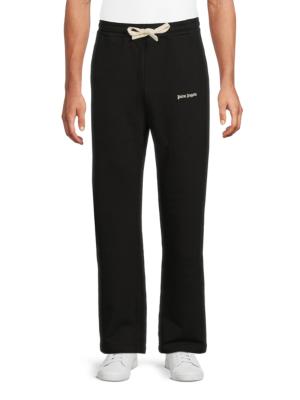 Click here for Palm Angels Mens Classic Logo Embroidered Cotton S... prices