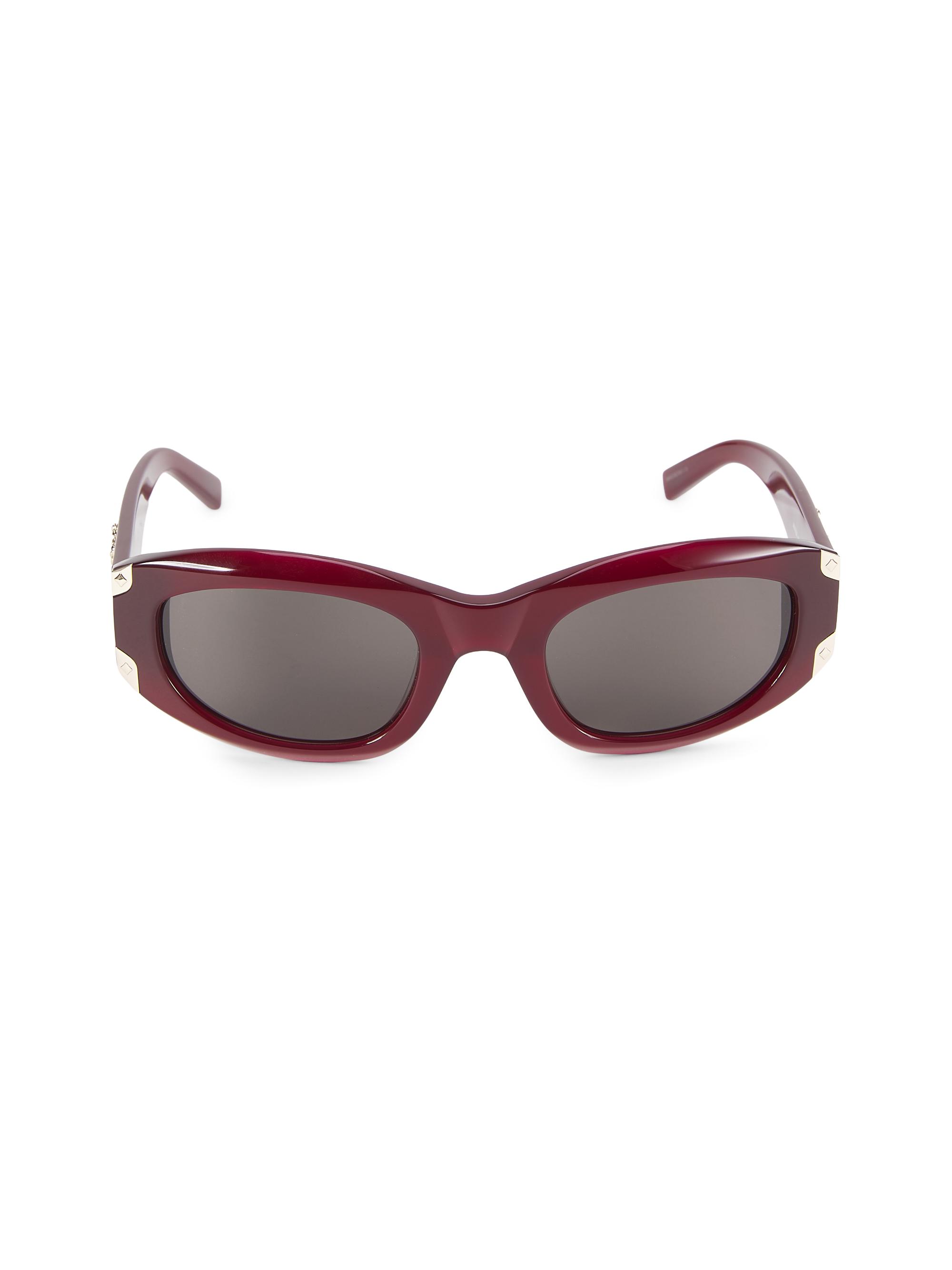 Click here for Mcm Womens 53MM Oval Sunglasses - Red Smoke prices