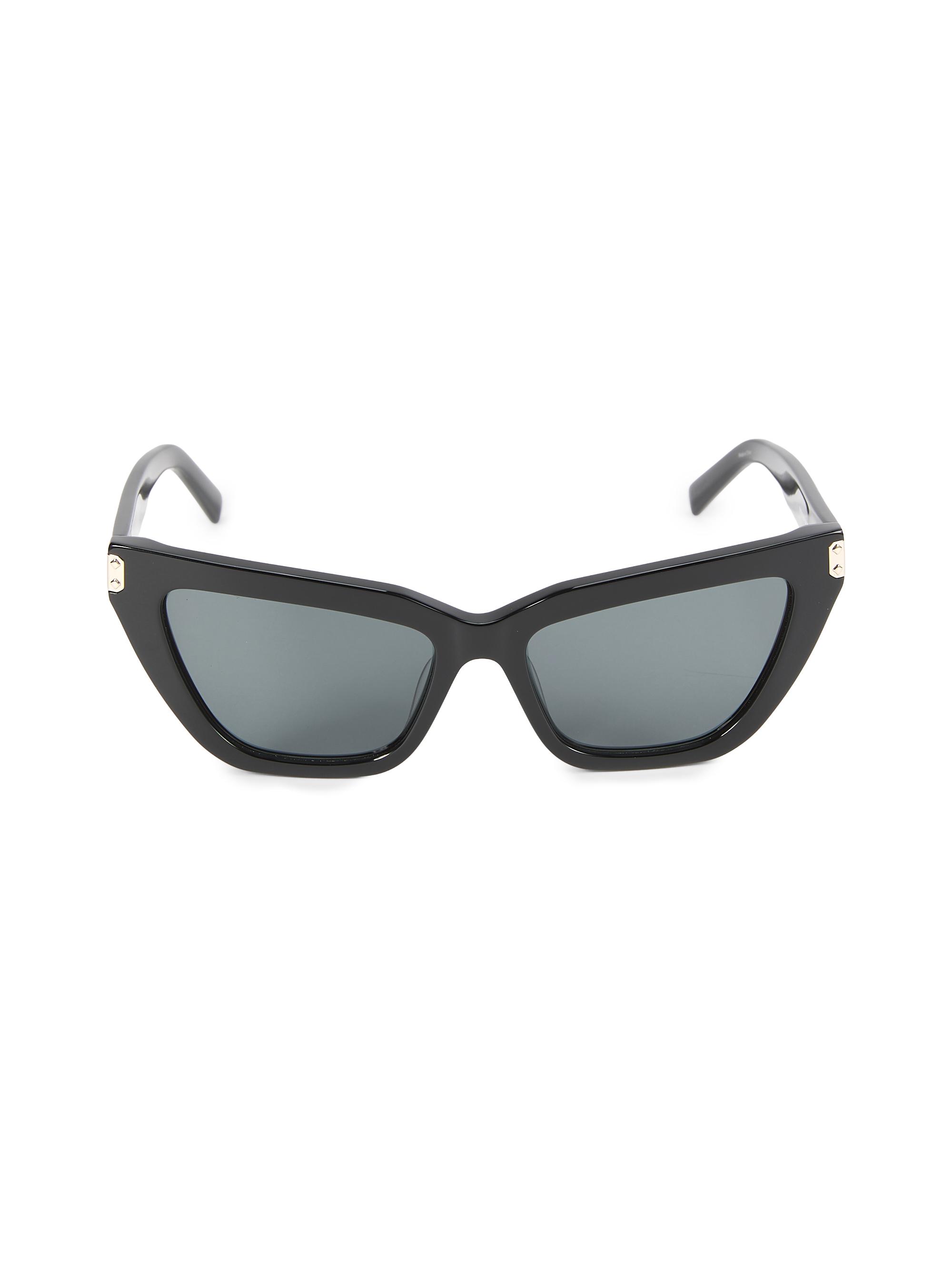 Click here for Mcm 54MM Cat-Eye Sunglasses - Black Smoke prices
