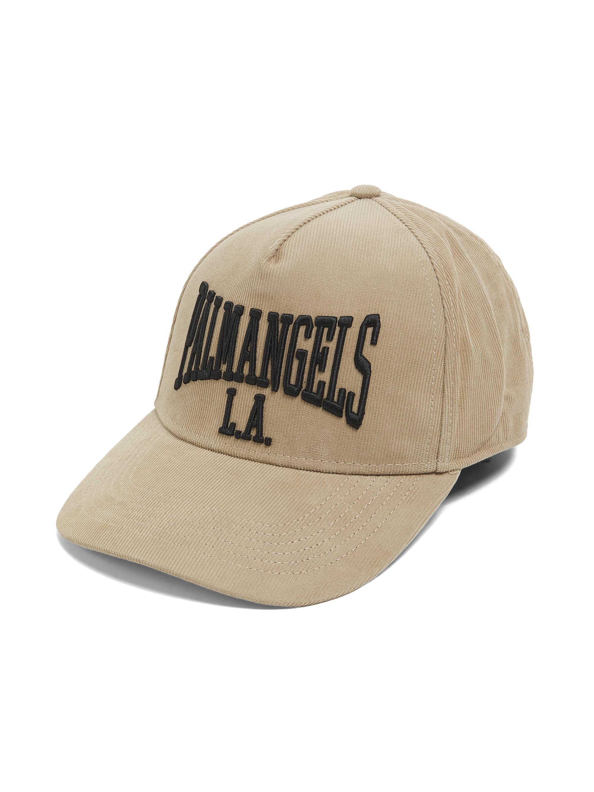 Click here for Palm Angels Mens College Corduroy Logo-Embroidered... prices