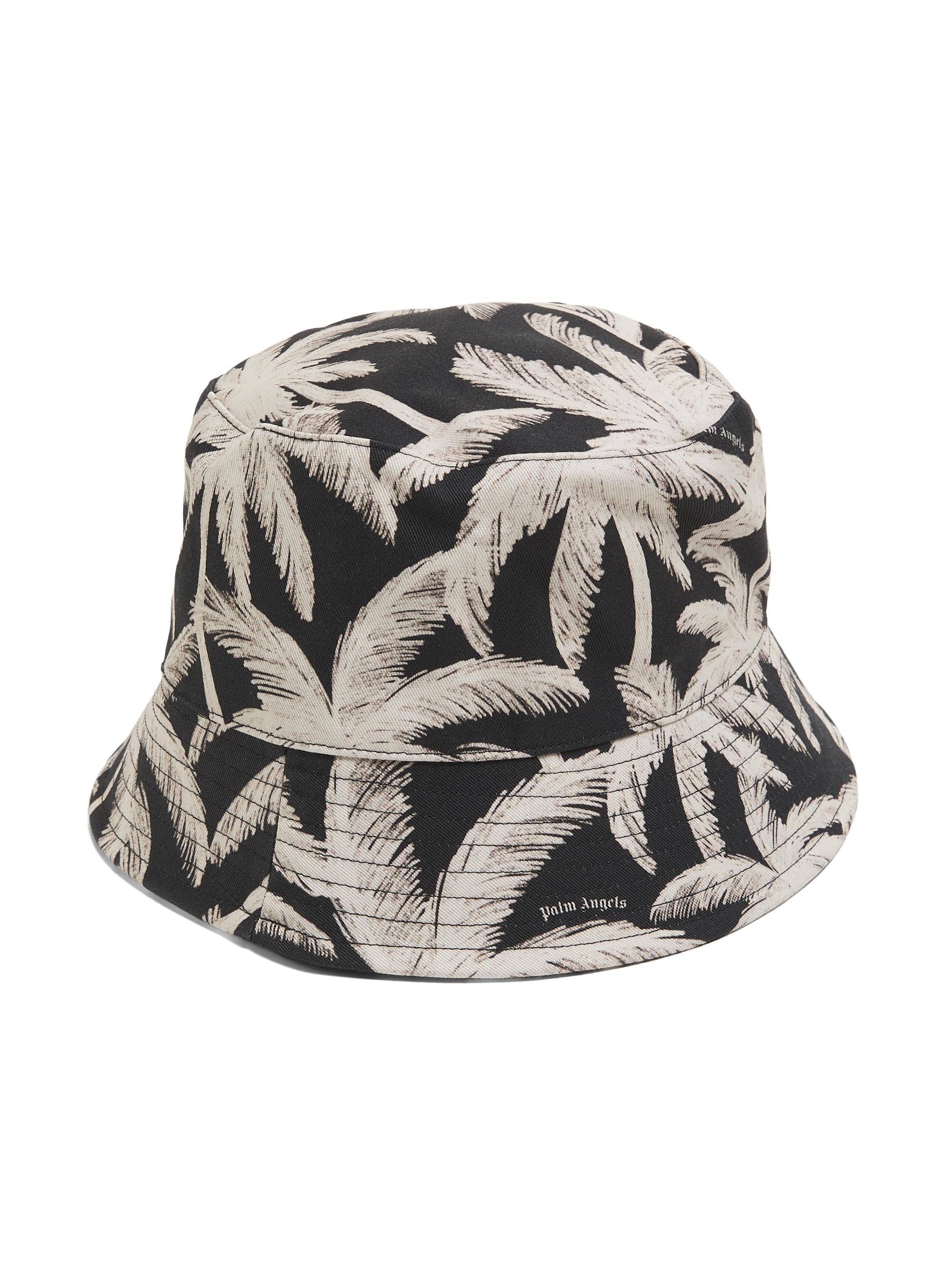 Click here for Palm Angels Mens Allover Palms Cotton Bucket Hat -... prices