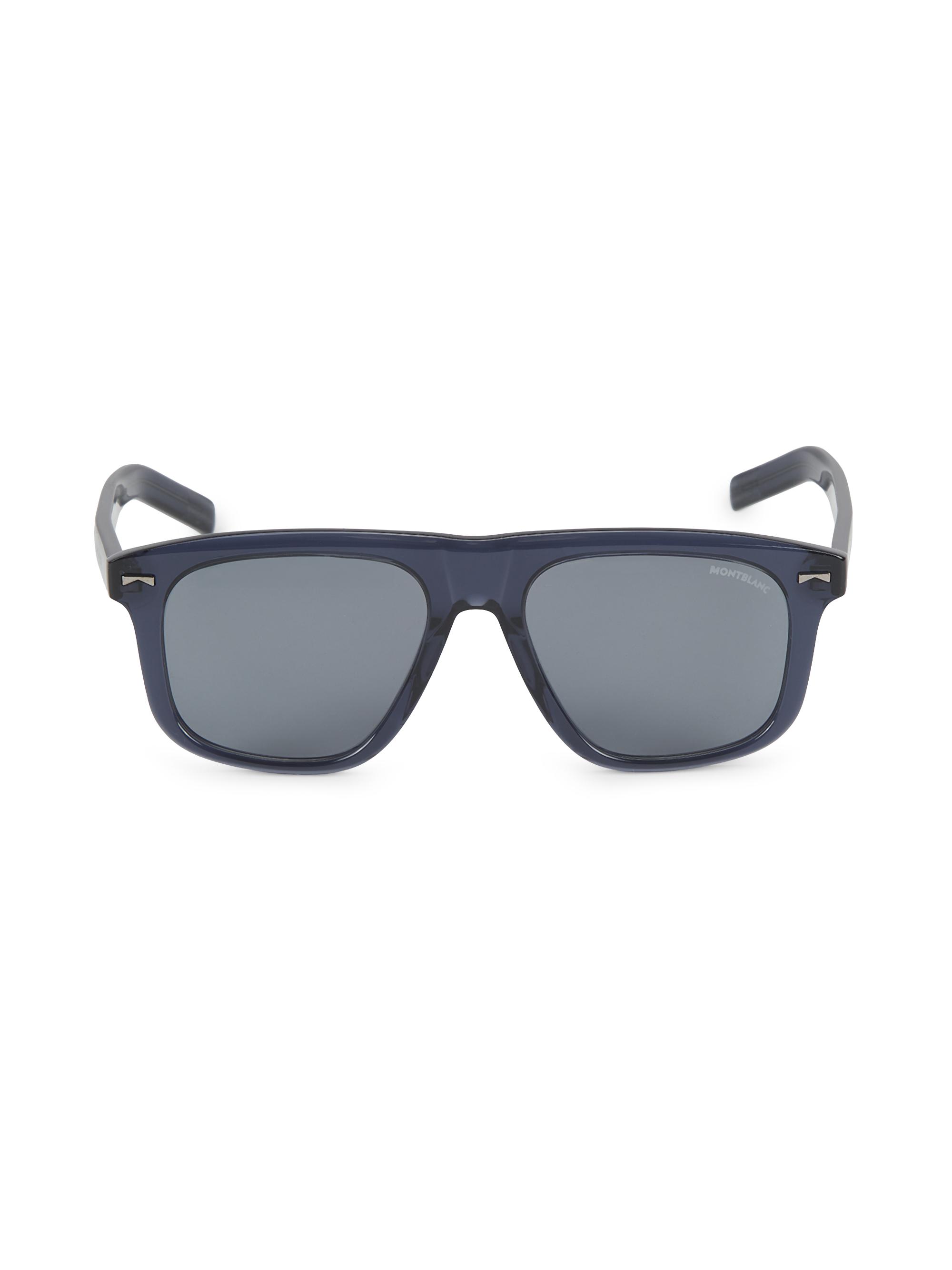 Click here for Montblanc Womens 55MM Solid Lens Square Sunglasses... prices