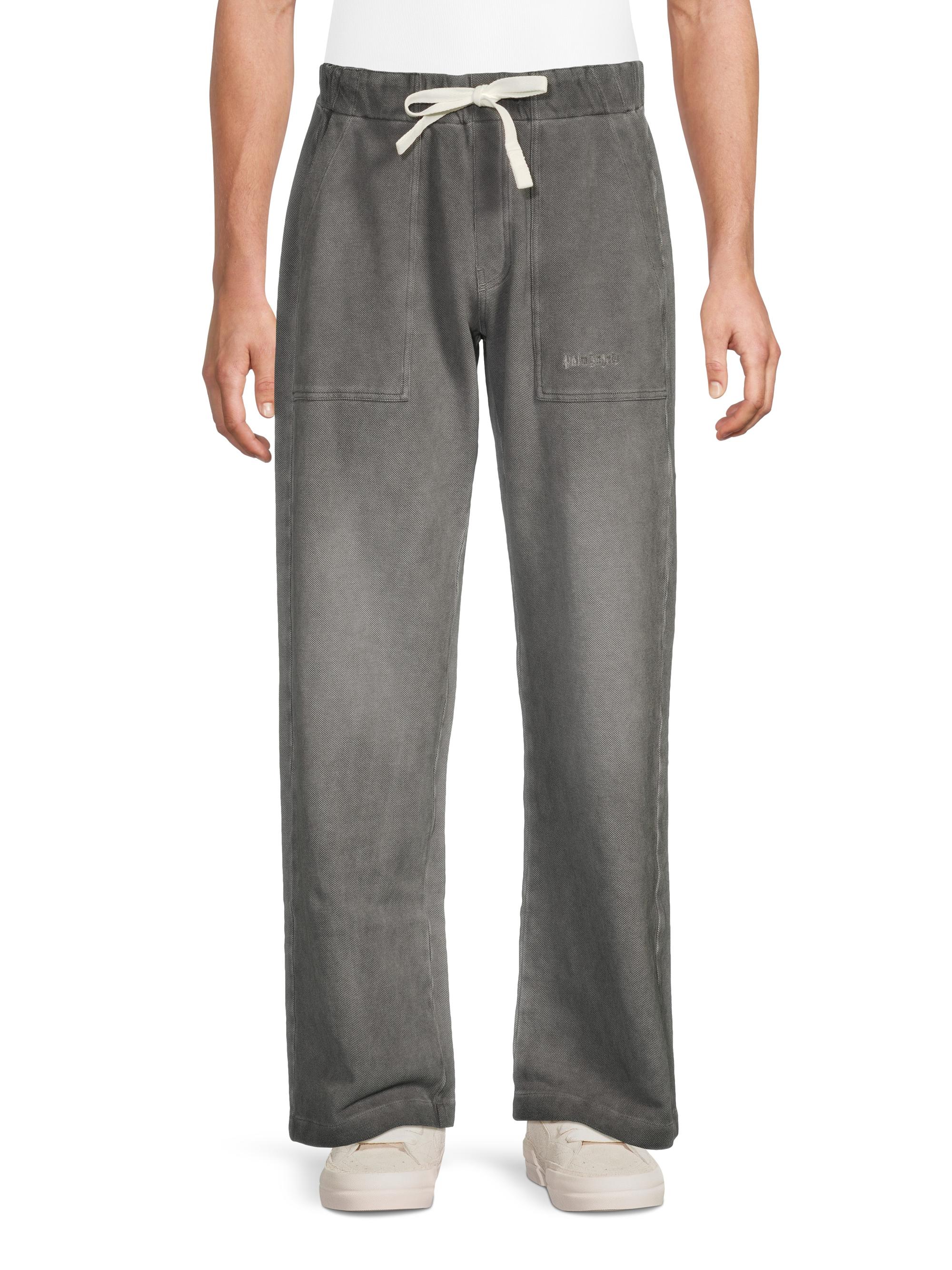 Click here for Palm Angels Mens GD Classic Logo Faded Cotton Pant... prices