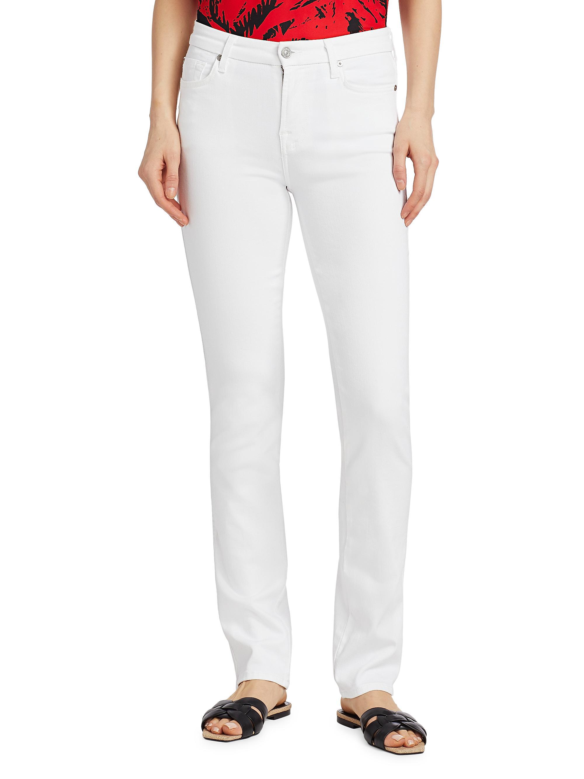 Click here for 7 For All Mankind Womens Kimmie Mid-Rise Straight... prices