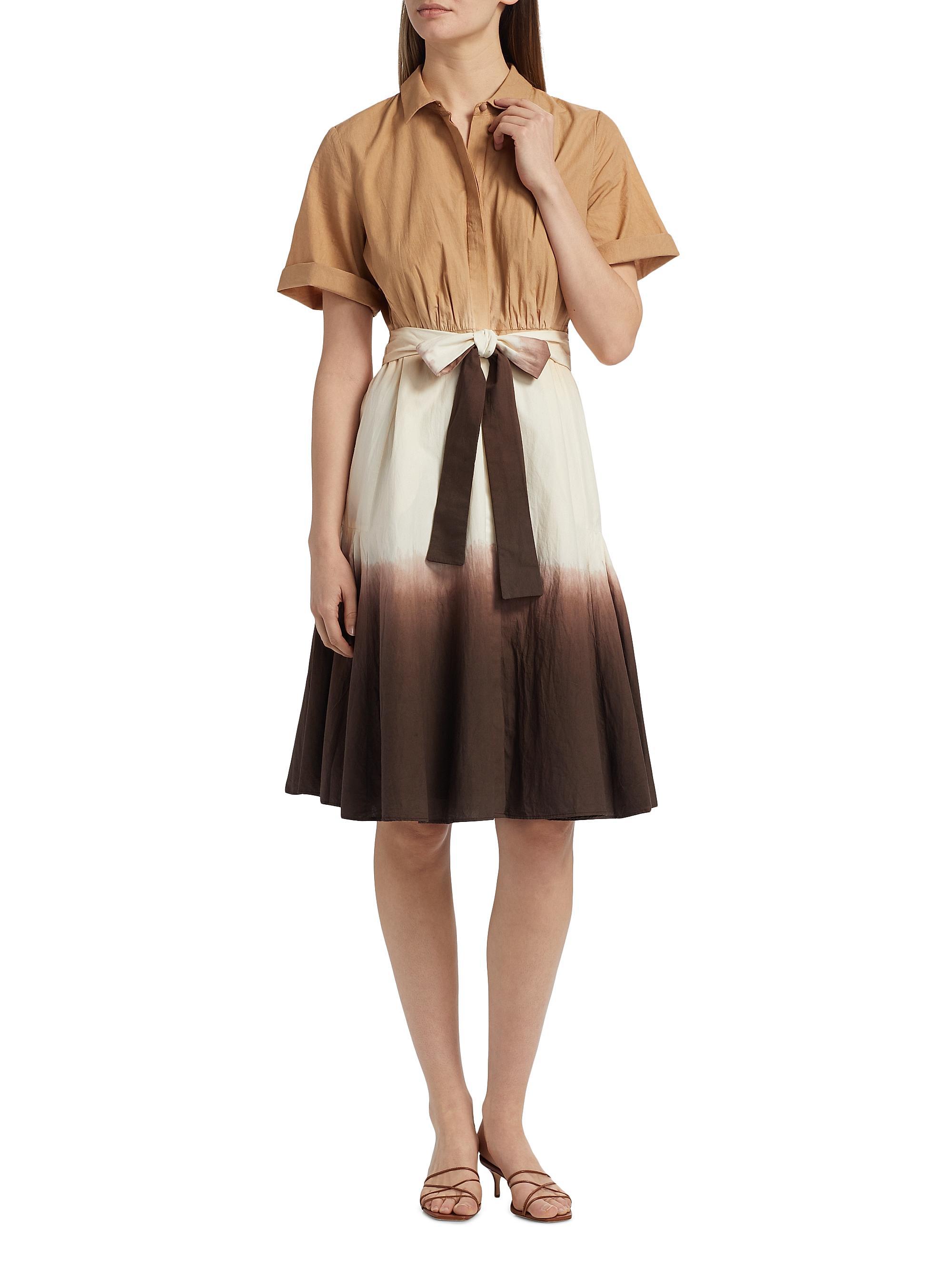 Click here for Kobi Halperin Womens Jana Dip Dye Cotton Tie-Waist... prices