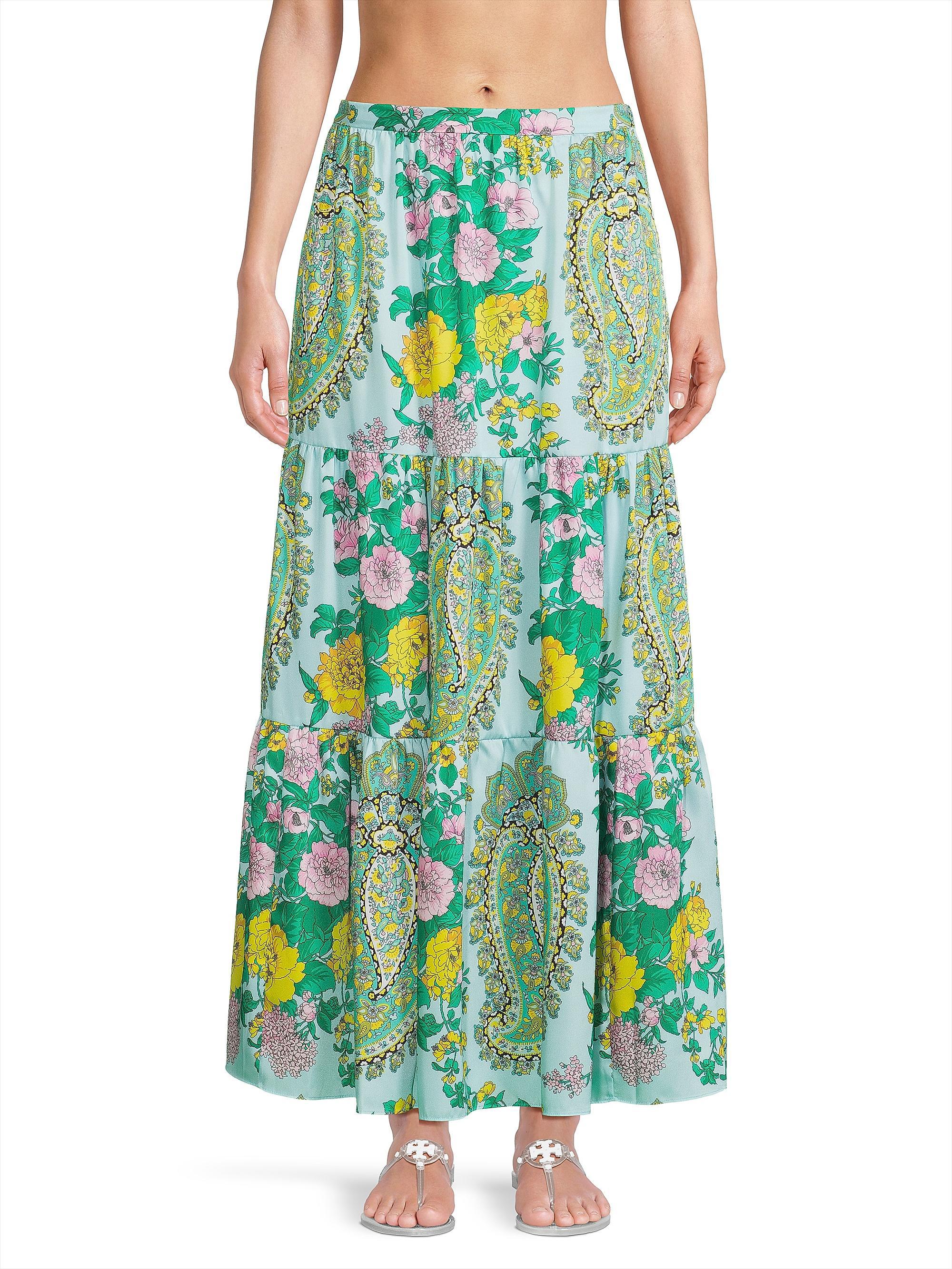 Click here for Kobi Halperin Womens Jeanette Printed Maxi Skirt -... prices