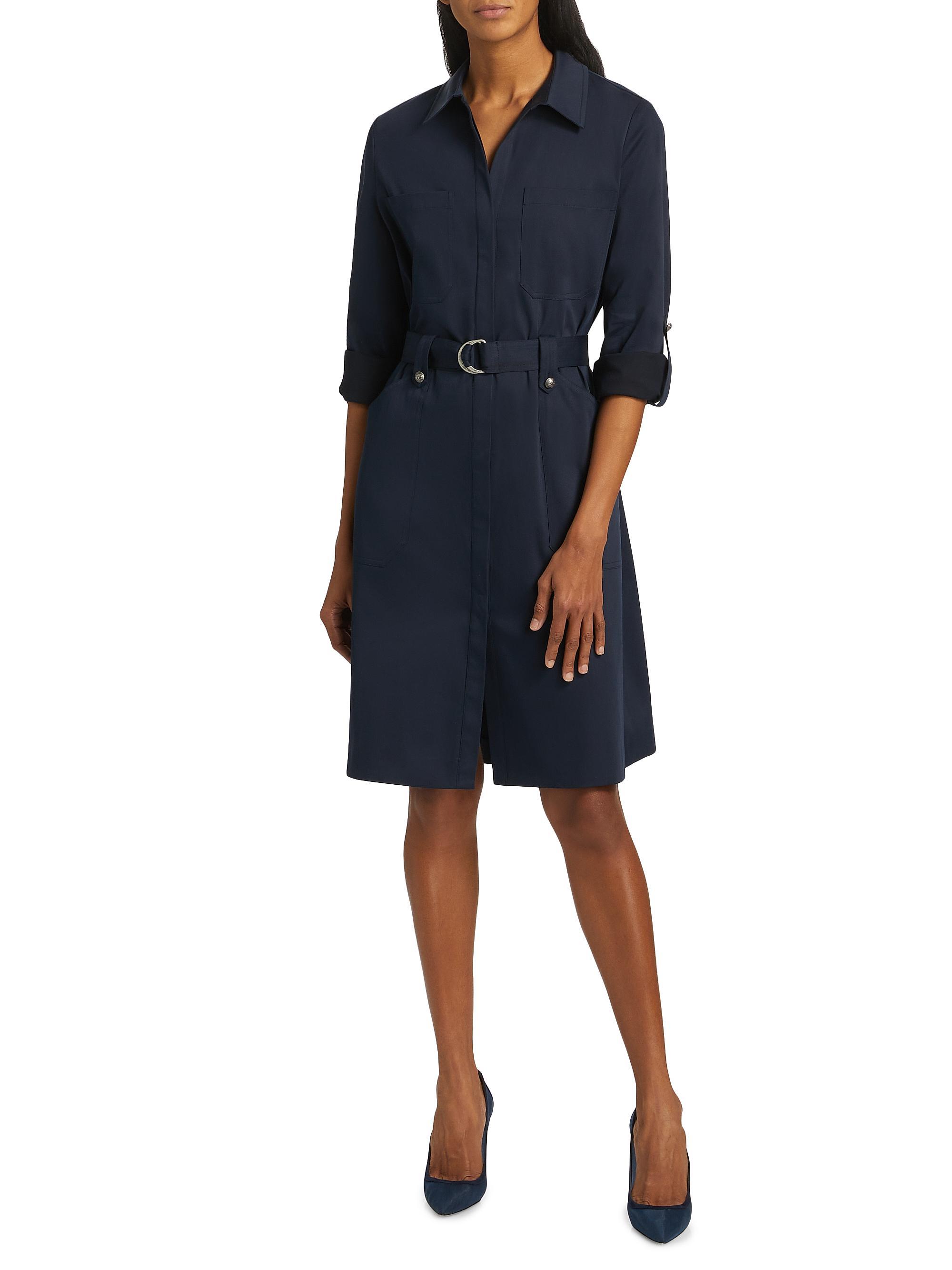Click here for Kobi Halperin Womens Caryss Belted Cotton-Twill Sh... prices