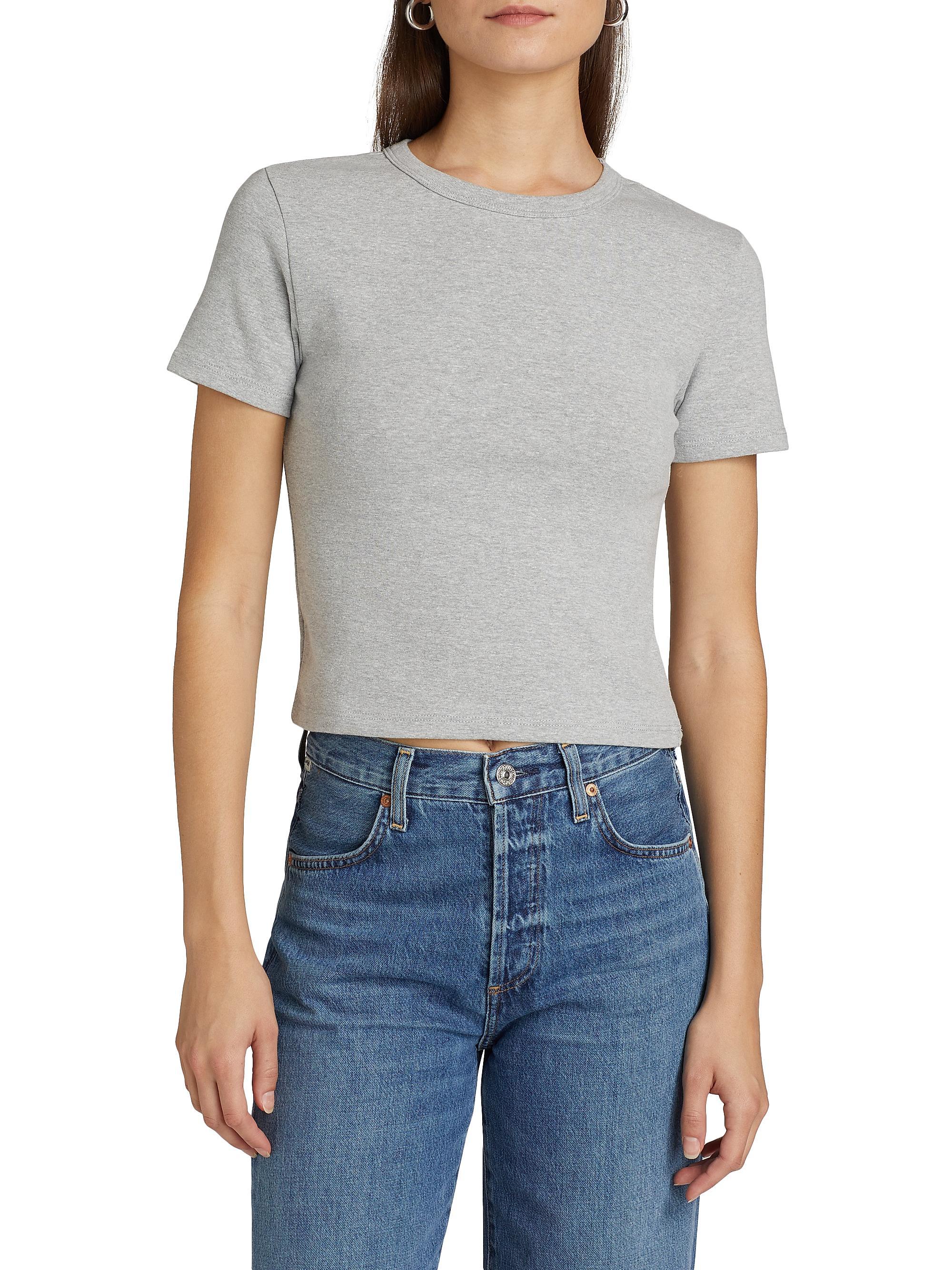 Click here for Joes Jeans Womens The Baby Cotton-Blend T-Shirt -... prices