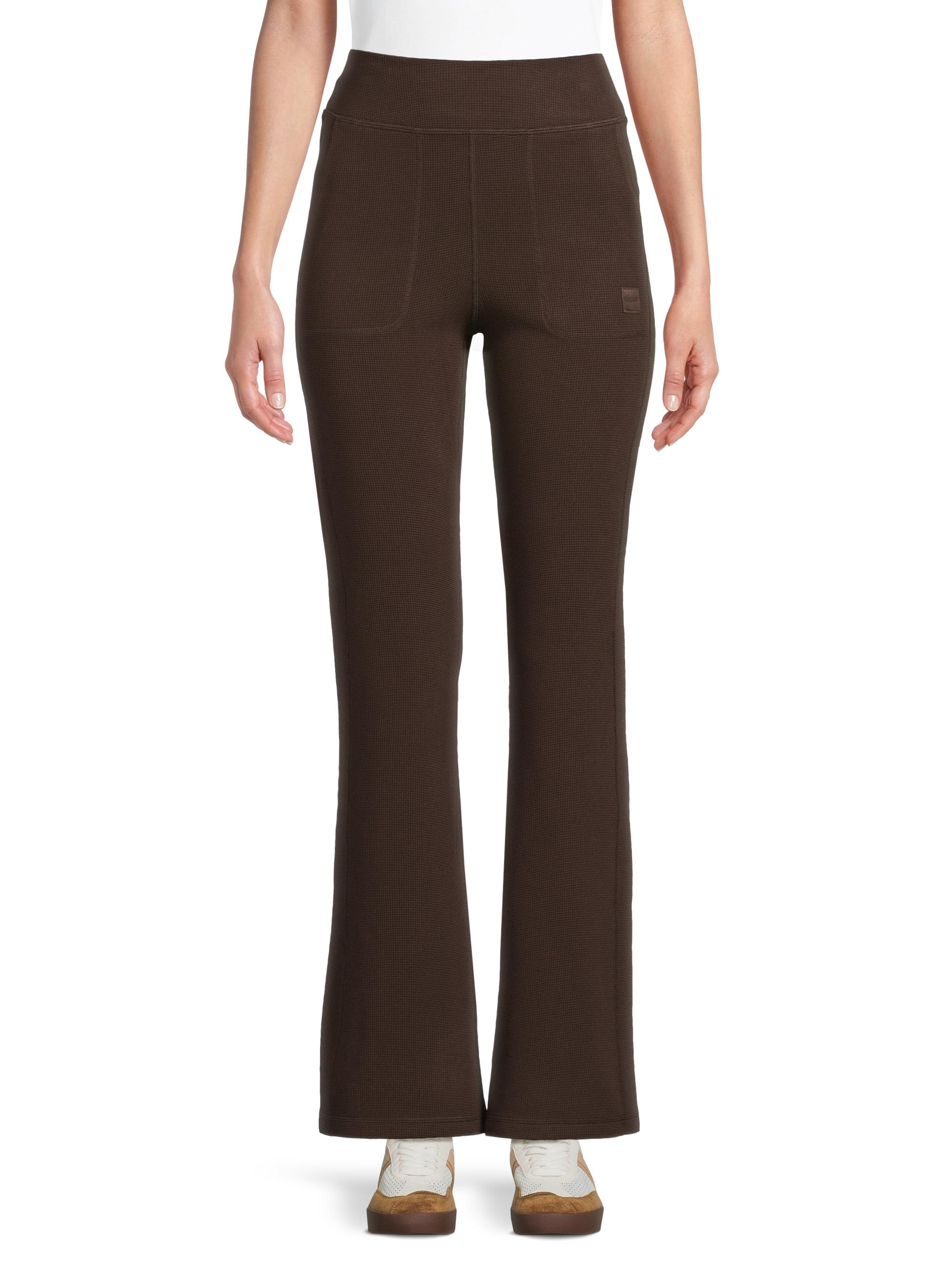 Click here for Dkny Womens Thermal Flare Pants - Espresso - Size... prices