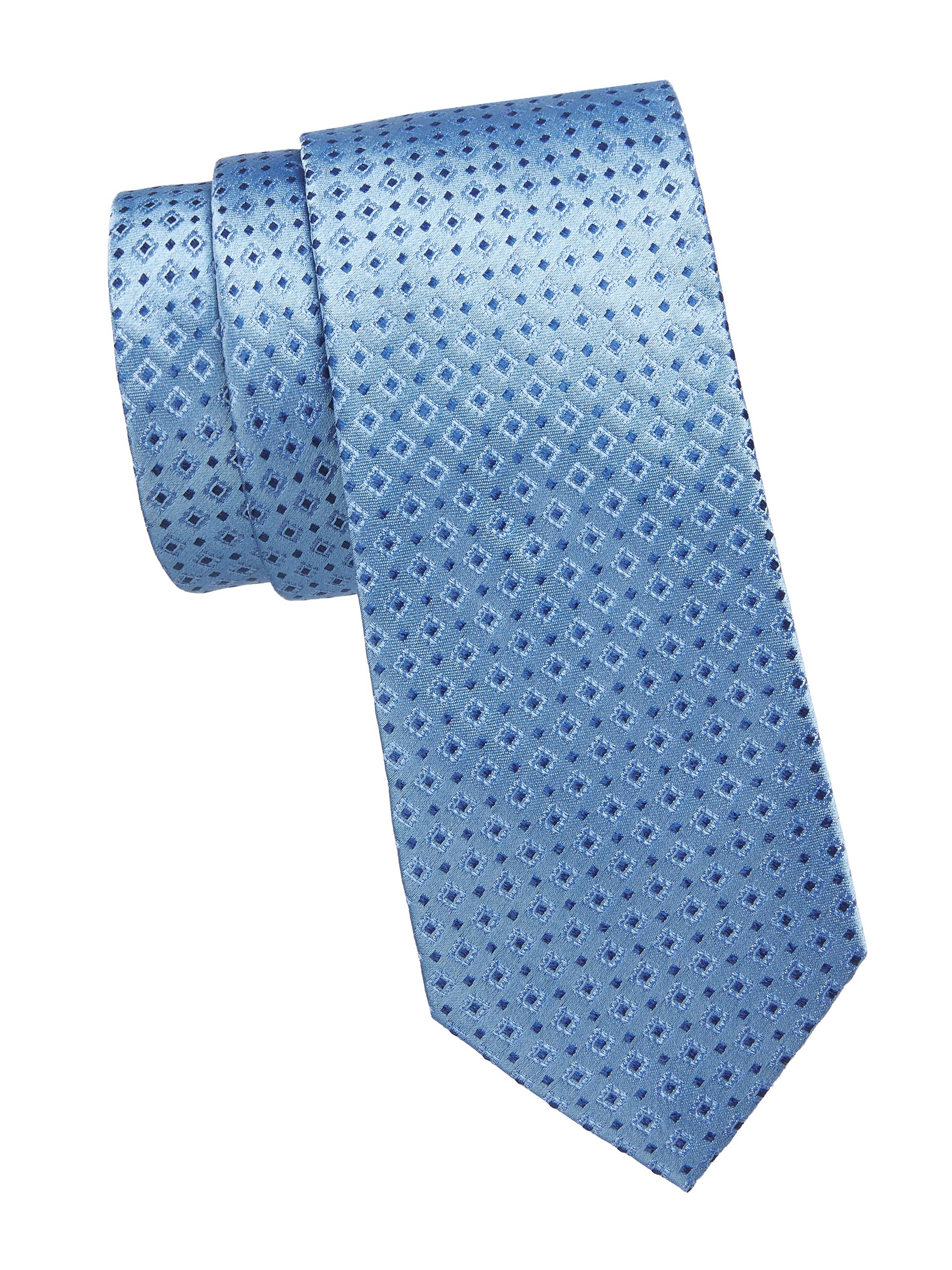 Click here for Saks Fifth Avenue Mens Mini Medallion 100 Silk Tie... prices