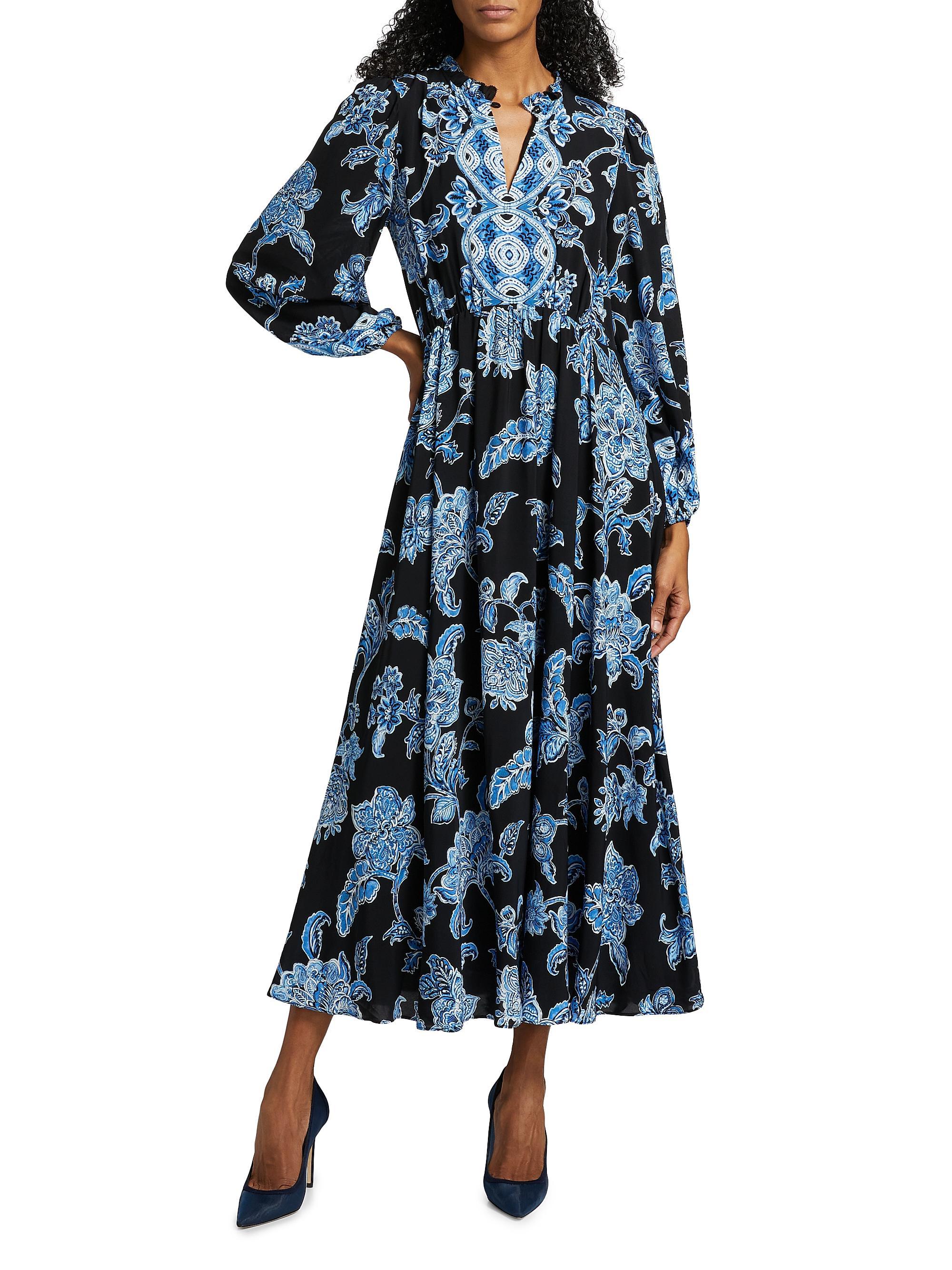 Click here for Elie Tahari Womens Floral Pleated Maxi Dress - Est... prices