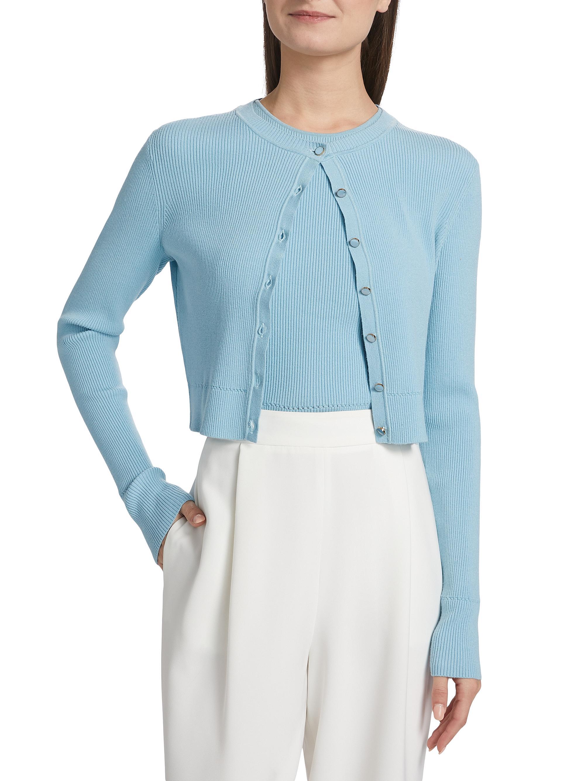 Click here for Toccin Womens Zoe Rib-Knit Cropped Cardigan - Soft... prices