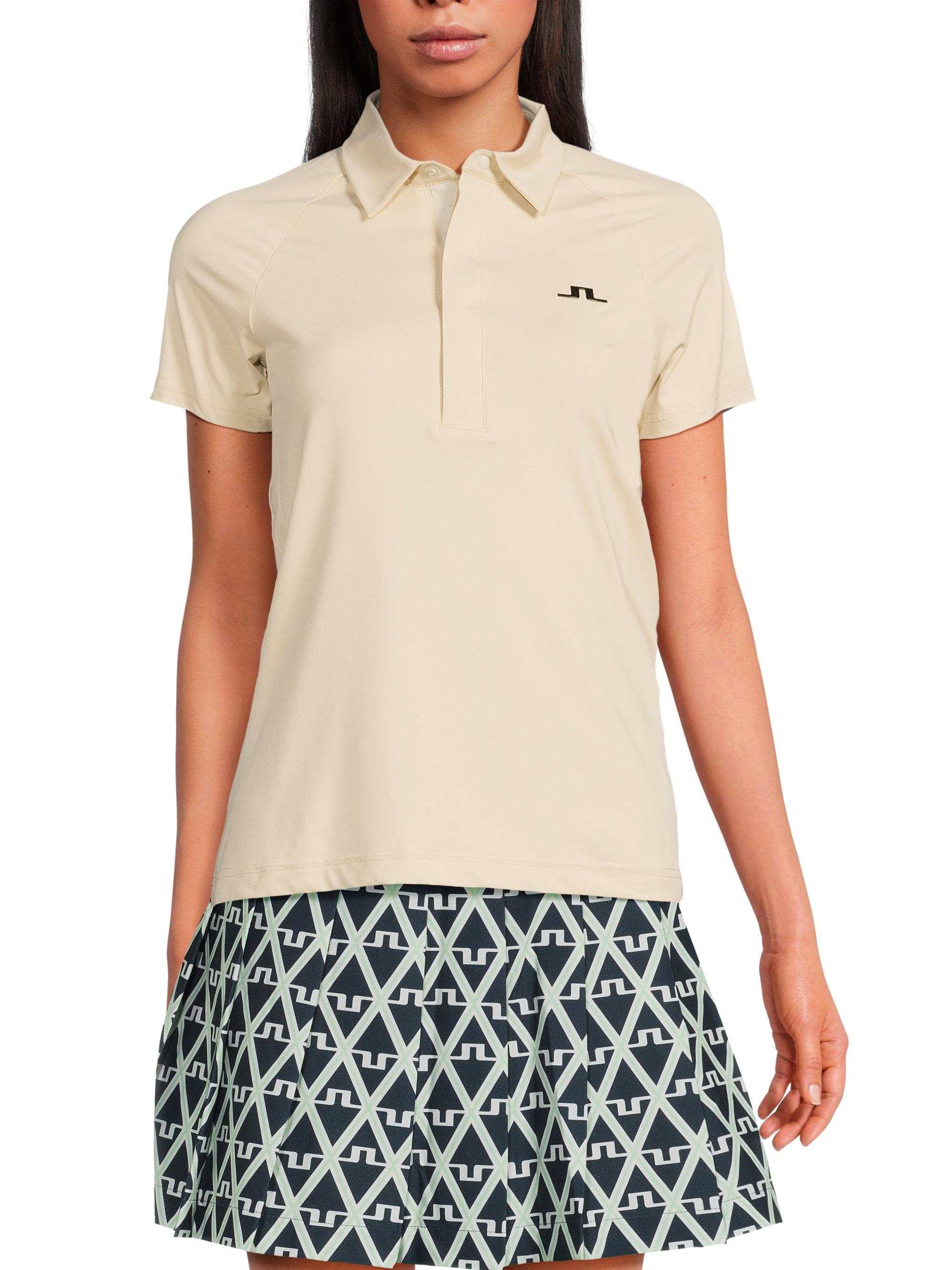 Click here for J. Lindeberg Womens Bobi Tech Polo Shirt - Moonbea... prices