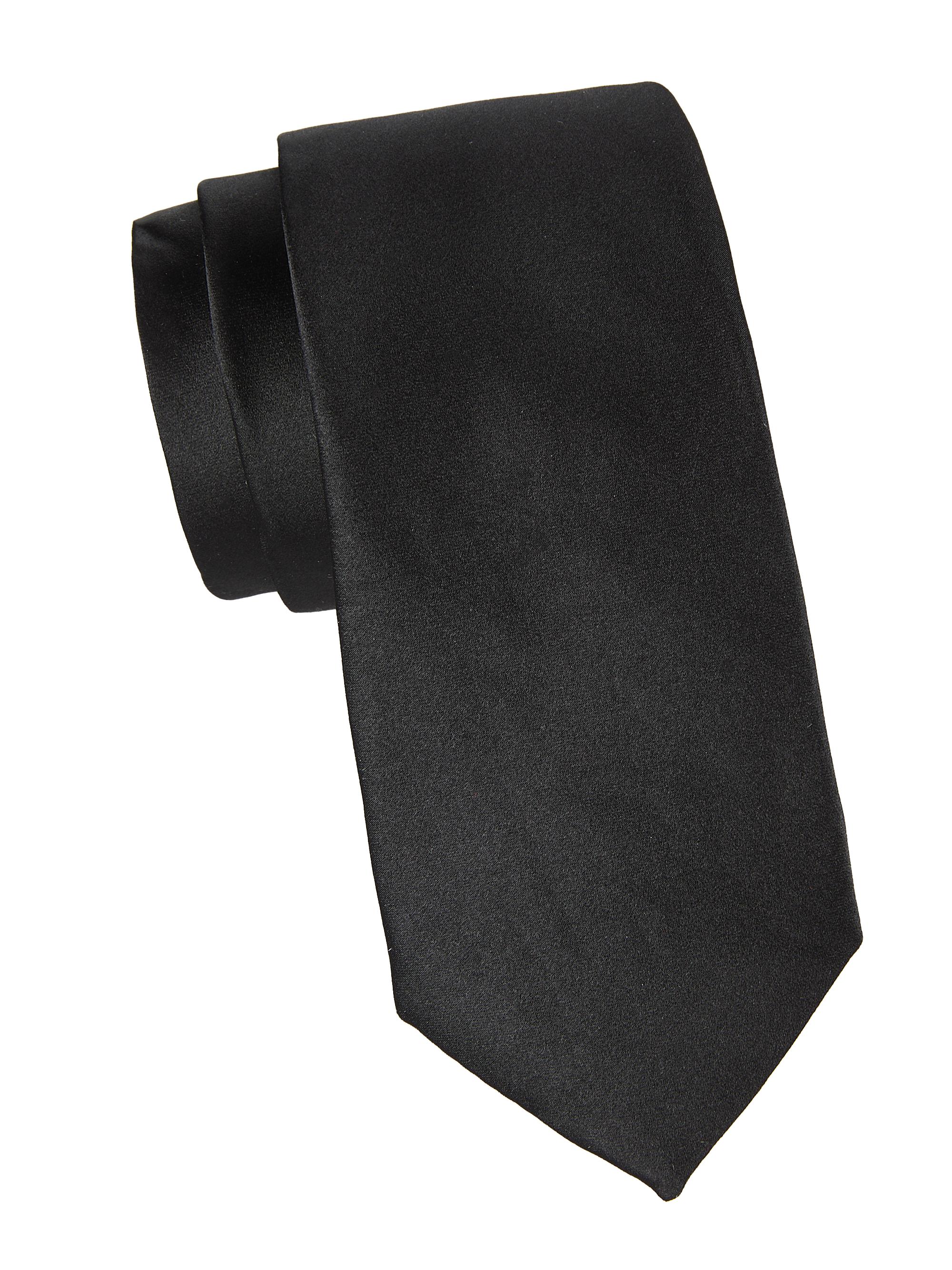 Click here for Karl Lagerfeld Paris Mens Embroidered Logo Silk Ti... prices