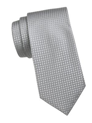 Karl Lagerfeld Paris Geometric Silk Jacquard Tie on SALE | Saks OFF 5TH