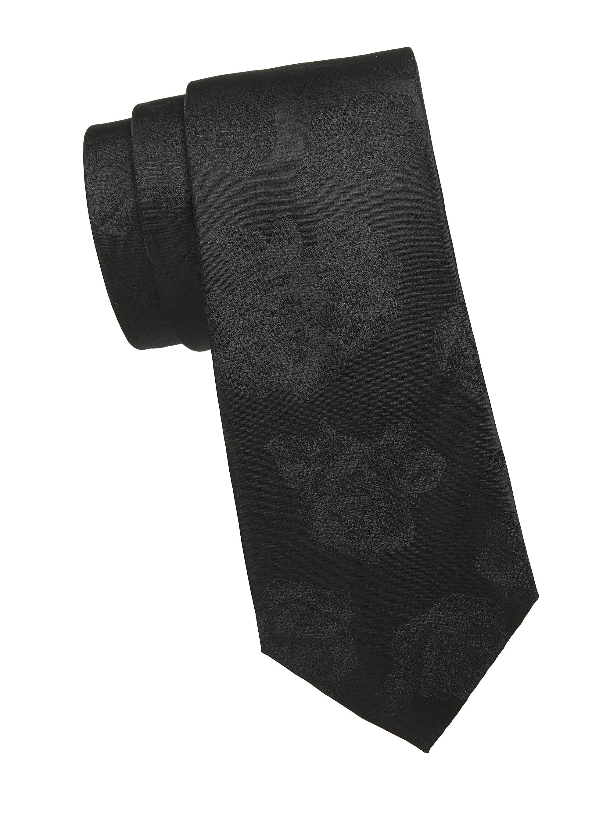 Click here for Karl Lagerfeld Paris Mens Floral Silk Jacquard Tie... prices