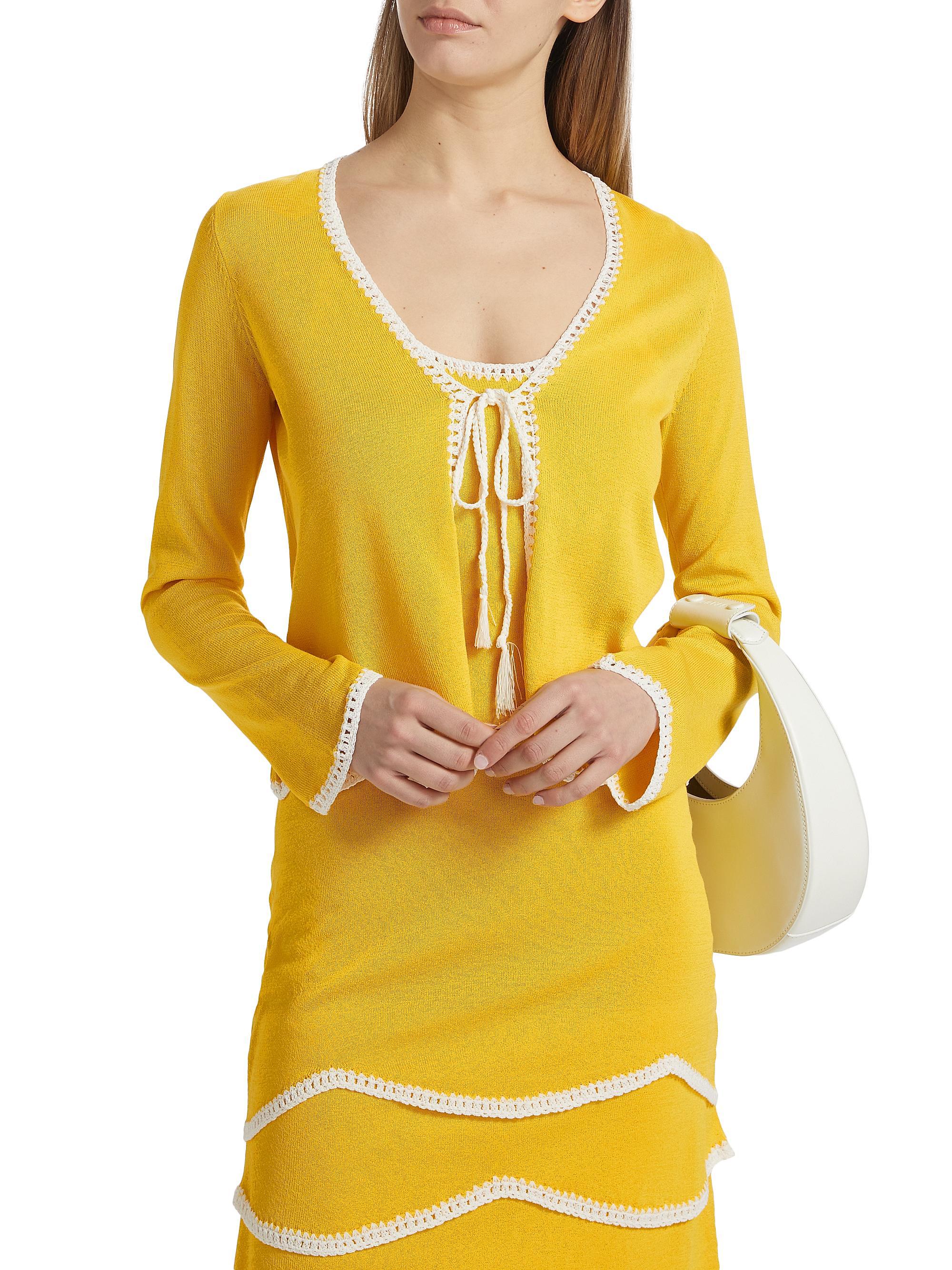 Click here for Ramy Brook Womens Tara Knit Front-Tie Cardigan - L... prices