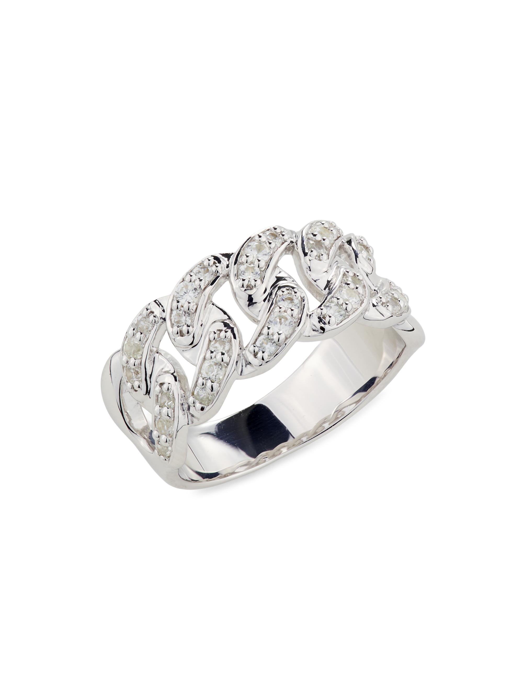 Click here for Effy Eny Mens Sterling Silver & Cubic Zirconia Rin... prices