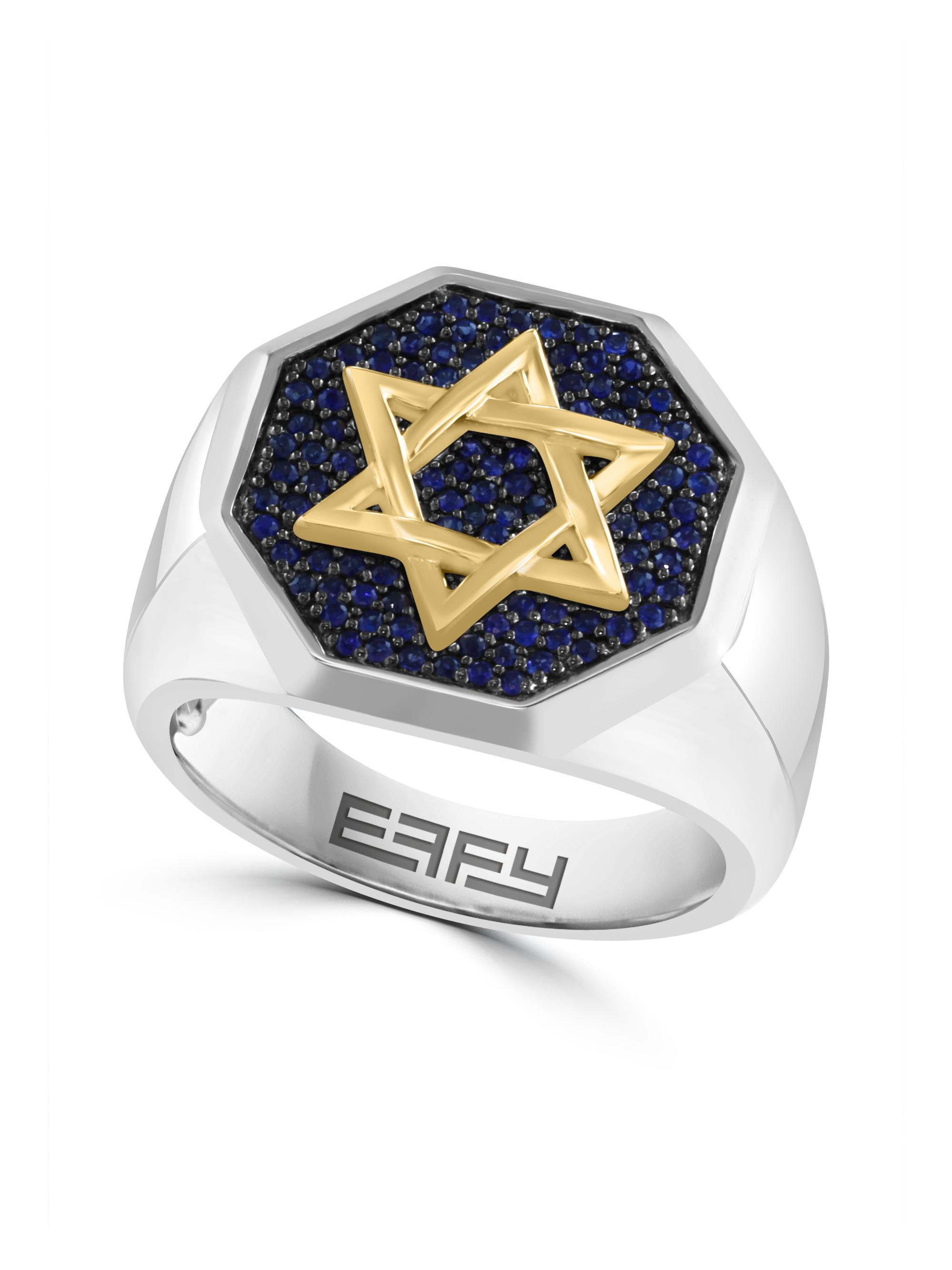 Click here for Effy Mens 14K Goldplated Sterling Silver & Sapphir... prices