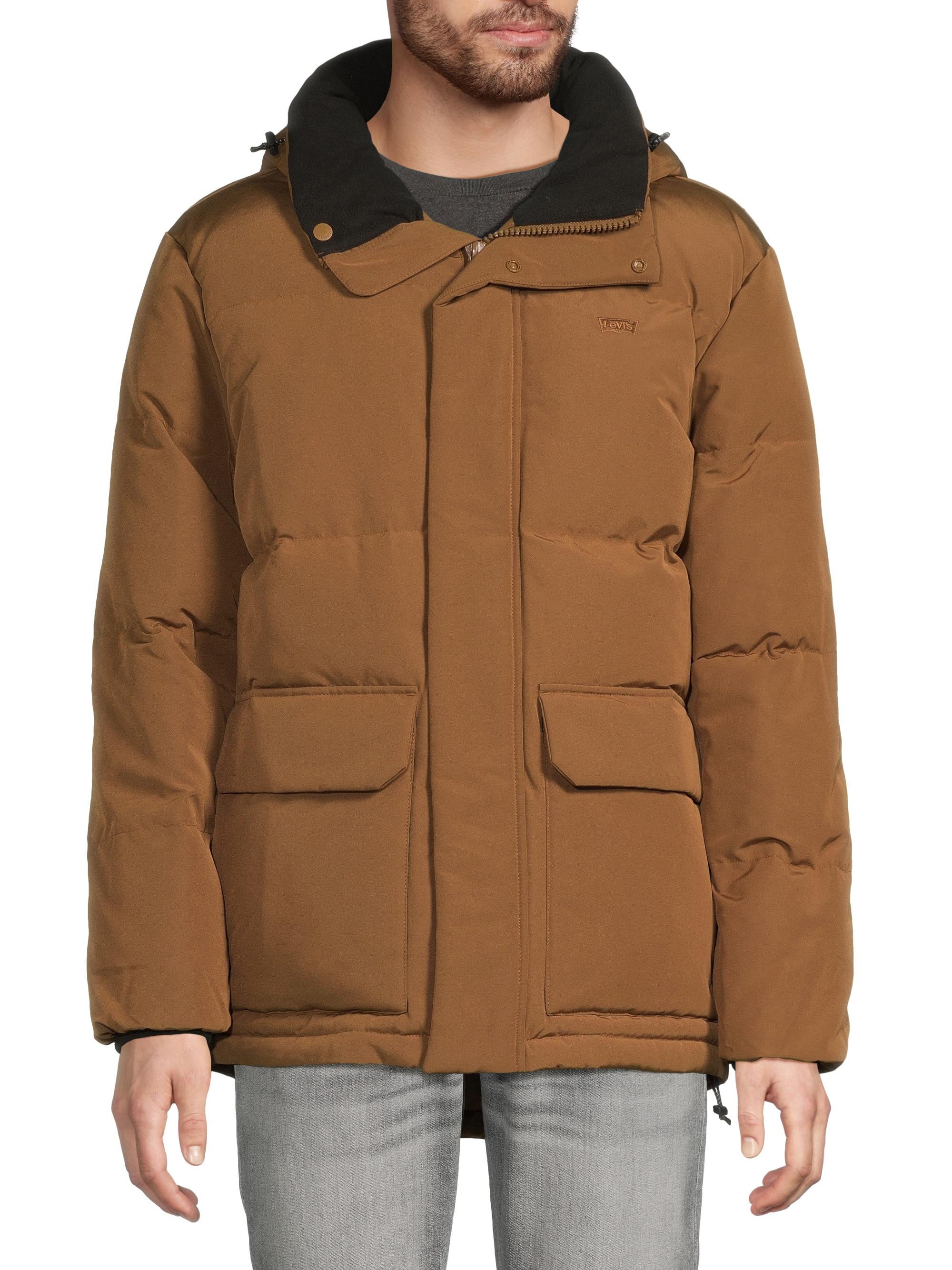 Click here for Levis Mens Arctic Cloth Puffer Parka - Brown - Siz... prices