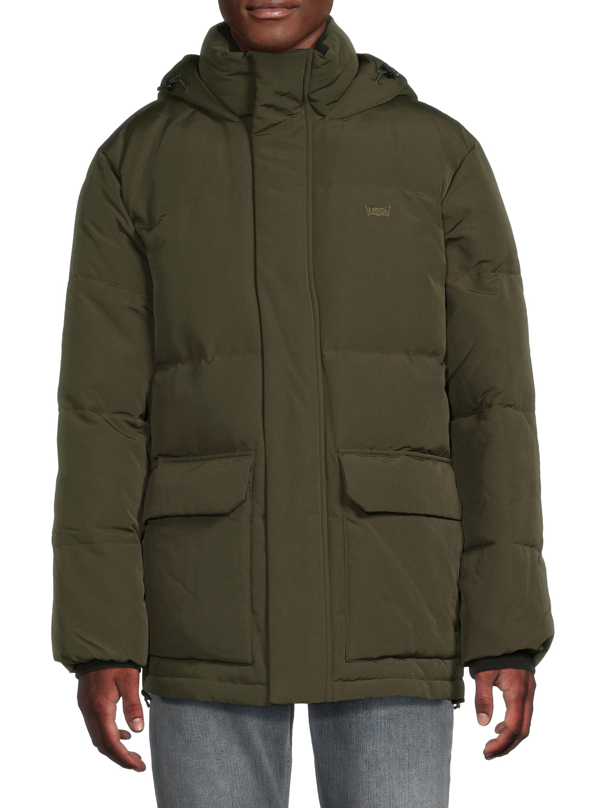 Click here for Levis Mens Arctic Cloth Puffer Parka - Olive - Siz... prices