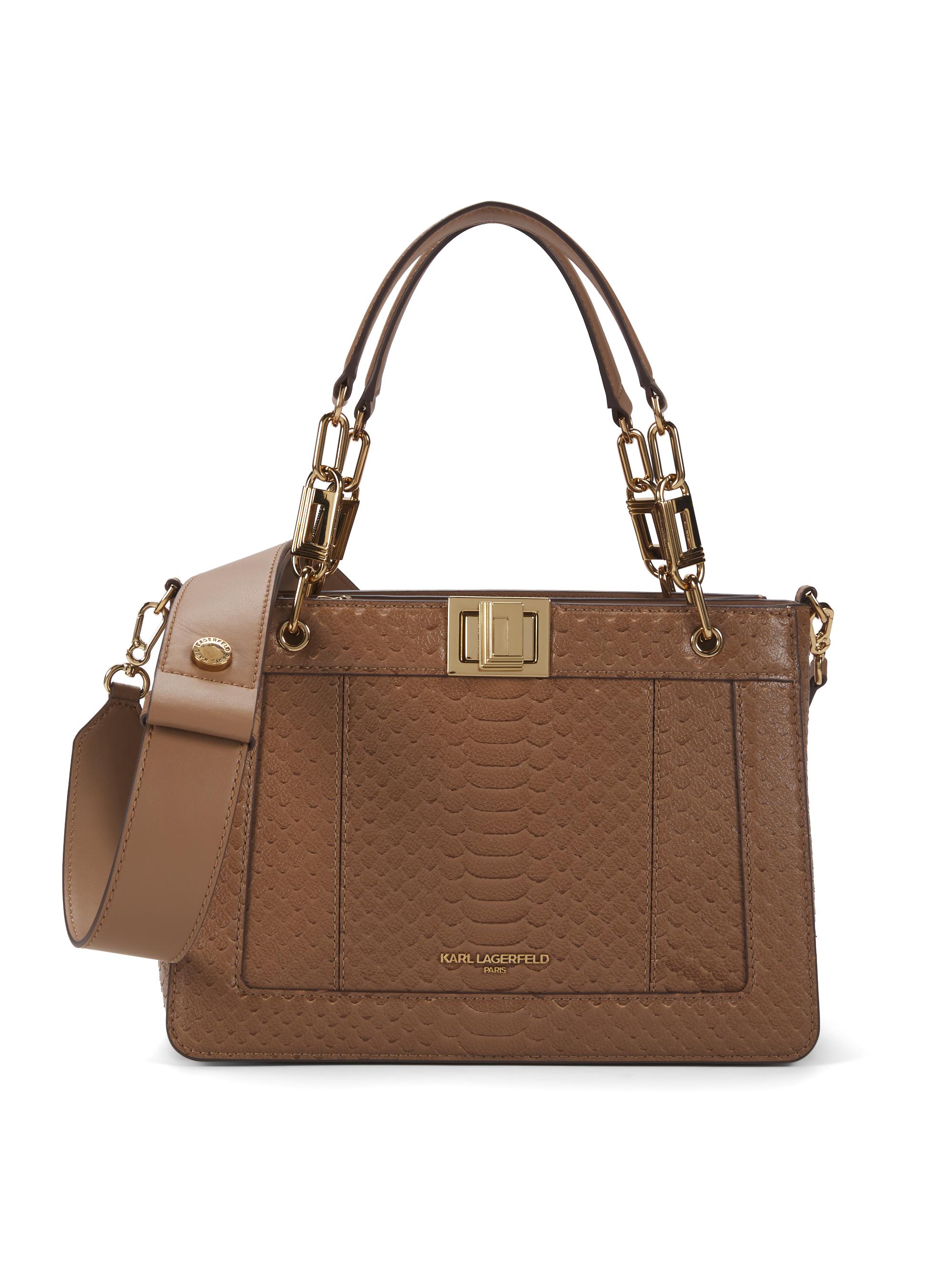 Click here for Karl Lagerfeld Paris Ivette Top Zip Satchel Bag -... prices