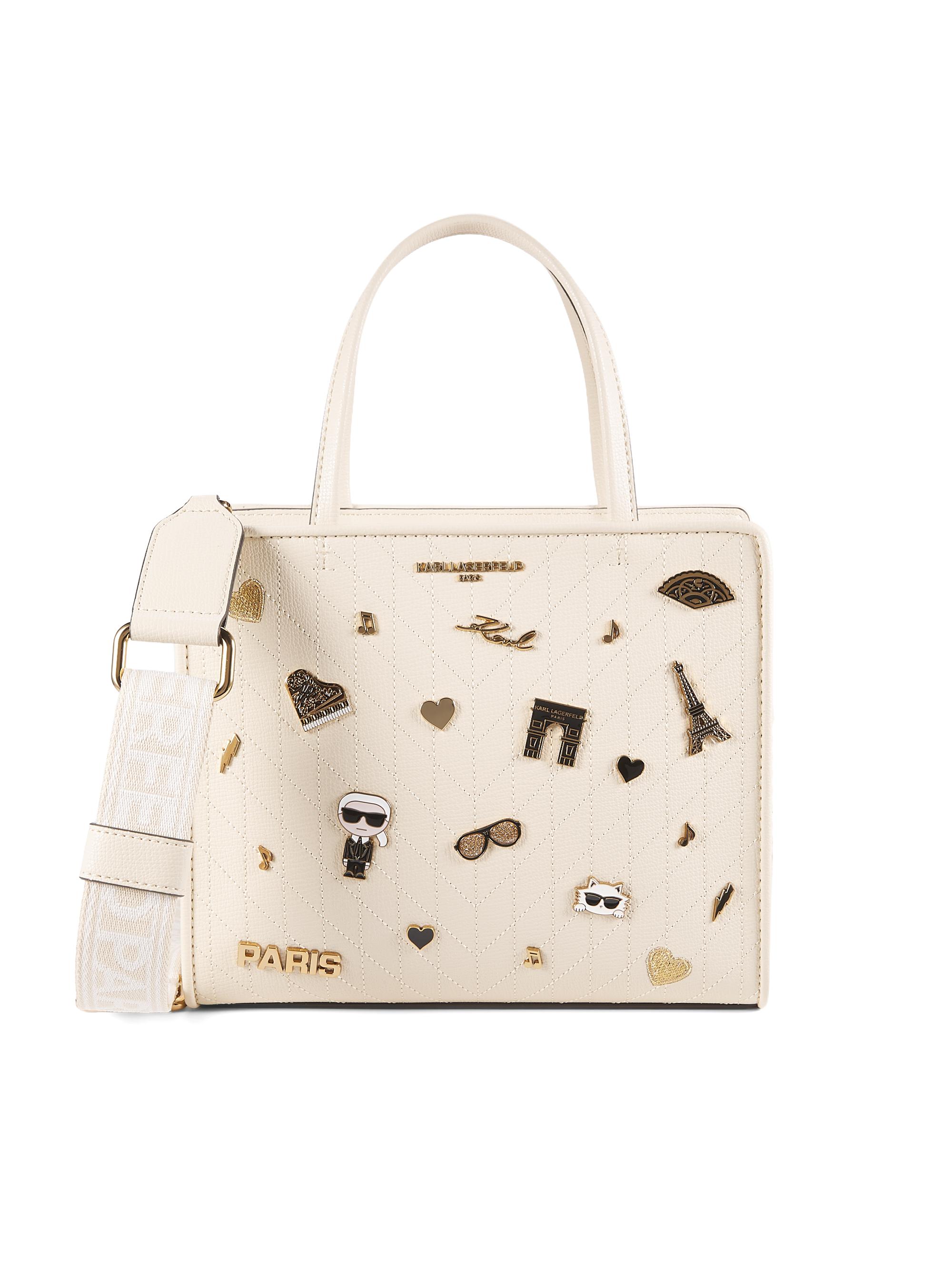 Click here for Karl Lagerfeld Paris Maybelle Satchel Bag - Brie prices