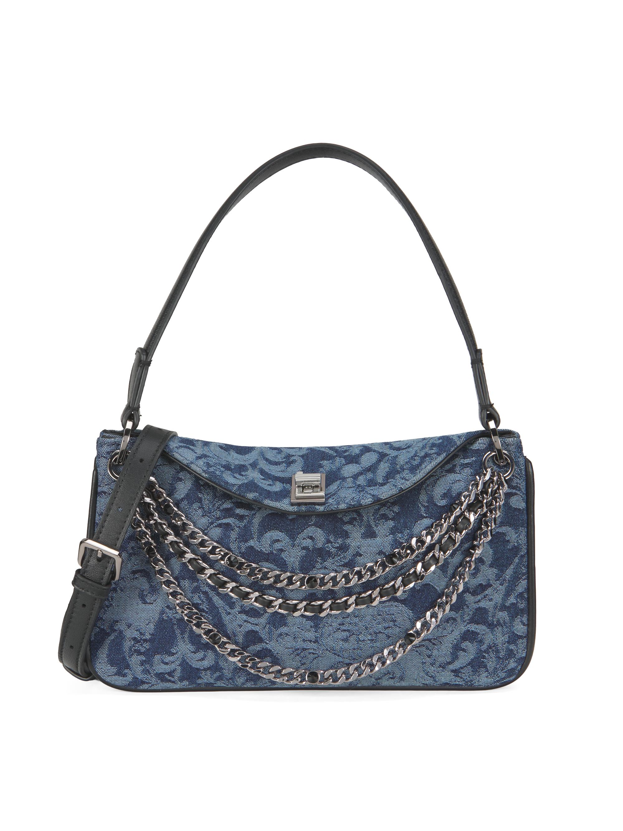 Click here for Karl Lagerfeld Paris Nadine Shoulder Bag - Denim prices
