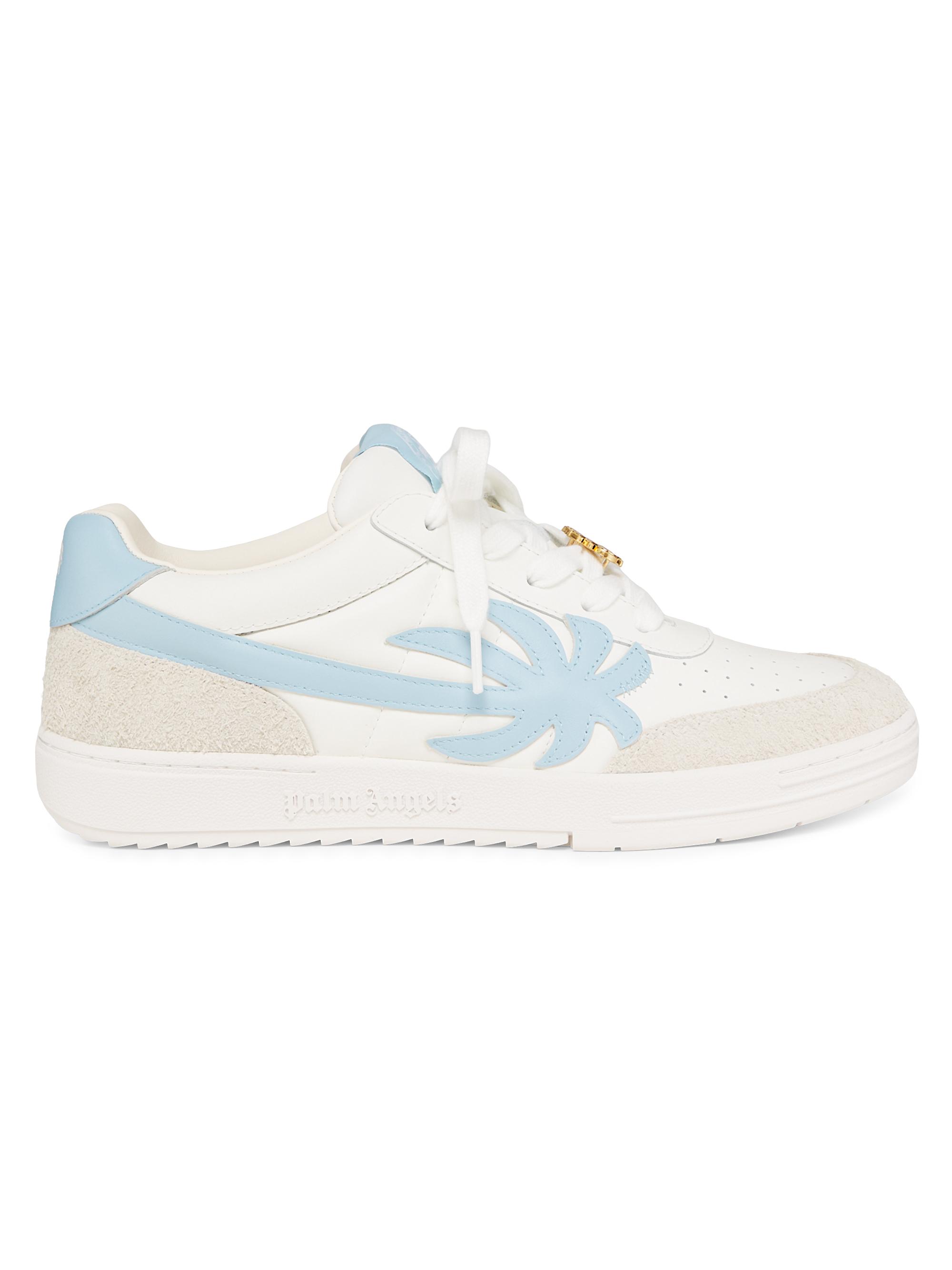 Click here for Palm Angels Mens Palm Beach University Leather Sne... prices