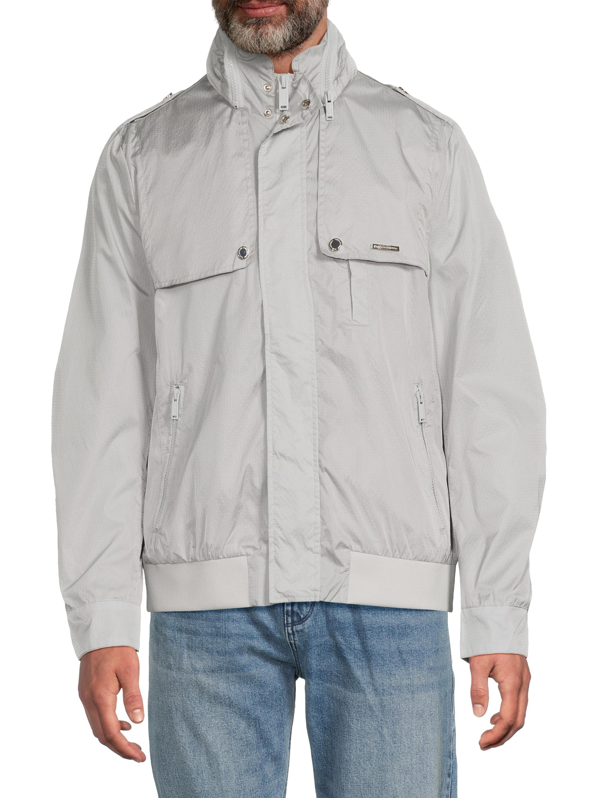 Click here for Karl Lagerfeld Paris Mens Hooded Utility Jacket -... prices