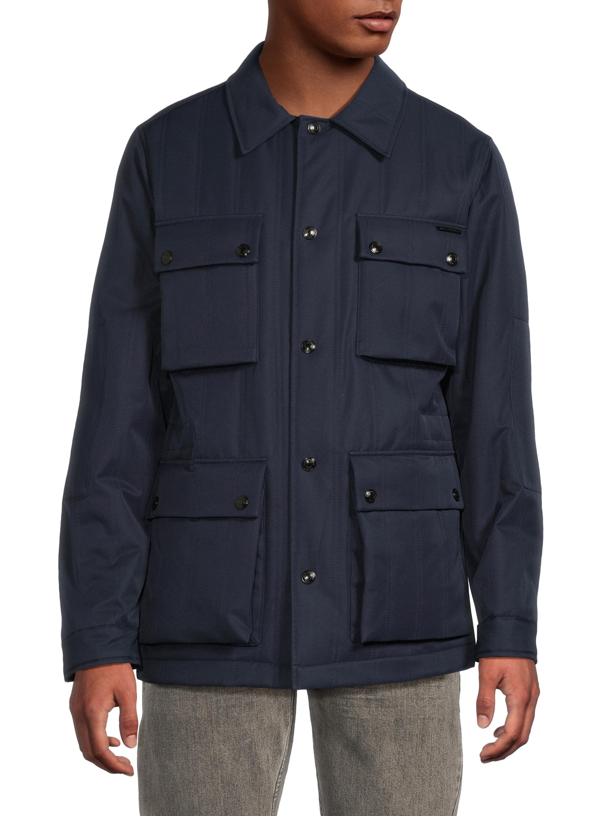 Click here for Karl Lagerfeld Paris Mens Channel Quilted Jacket -... prices