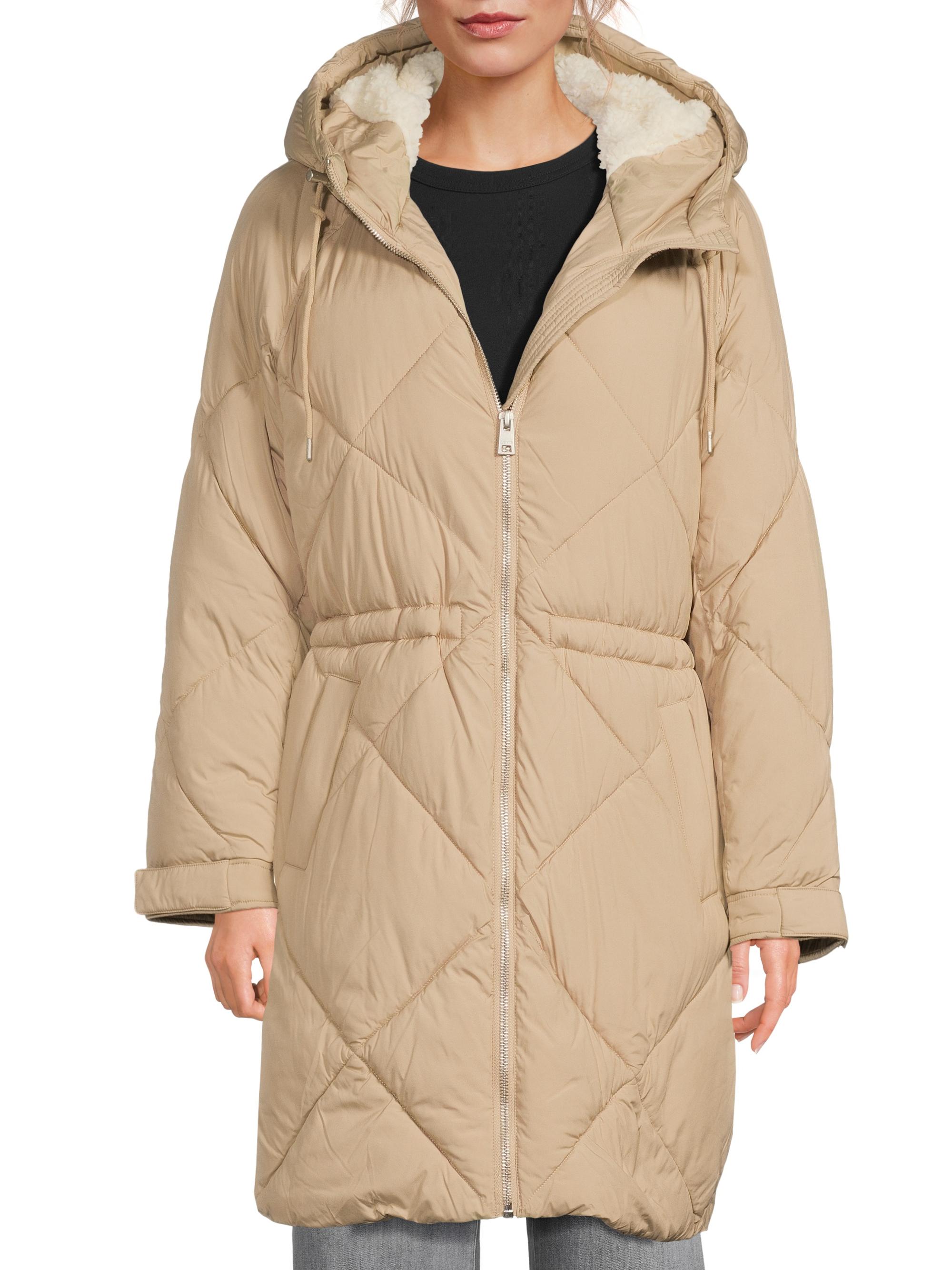 Click here for Levis Womens Diamond Quilted Cinch Waist Parka Jac... prices