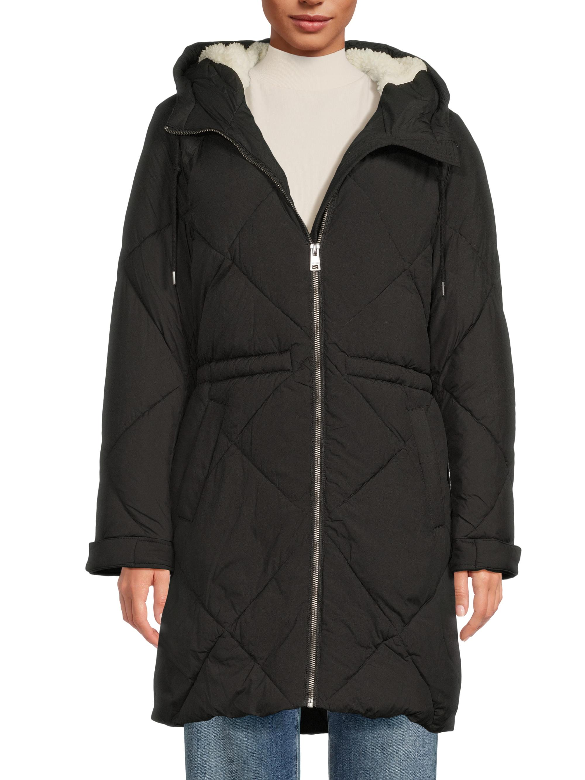 Click here for Levis Womens Diamond Quilted Cinch Waist Parka Jac... prices