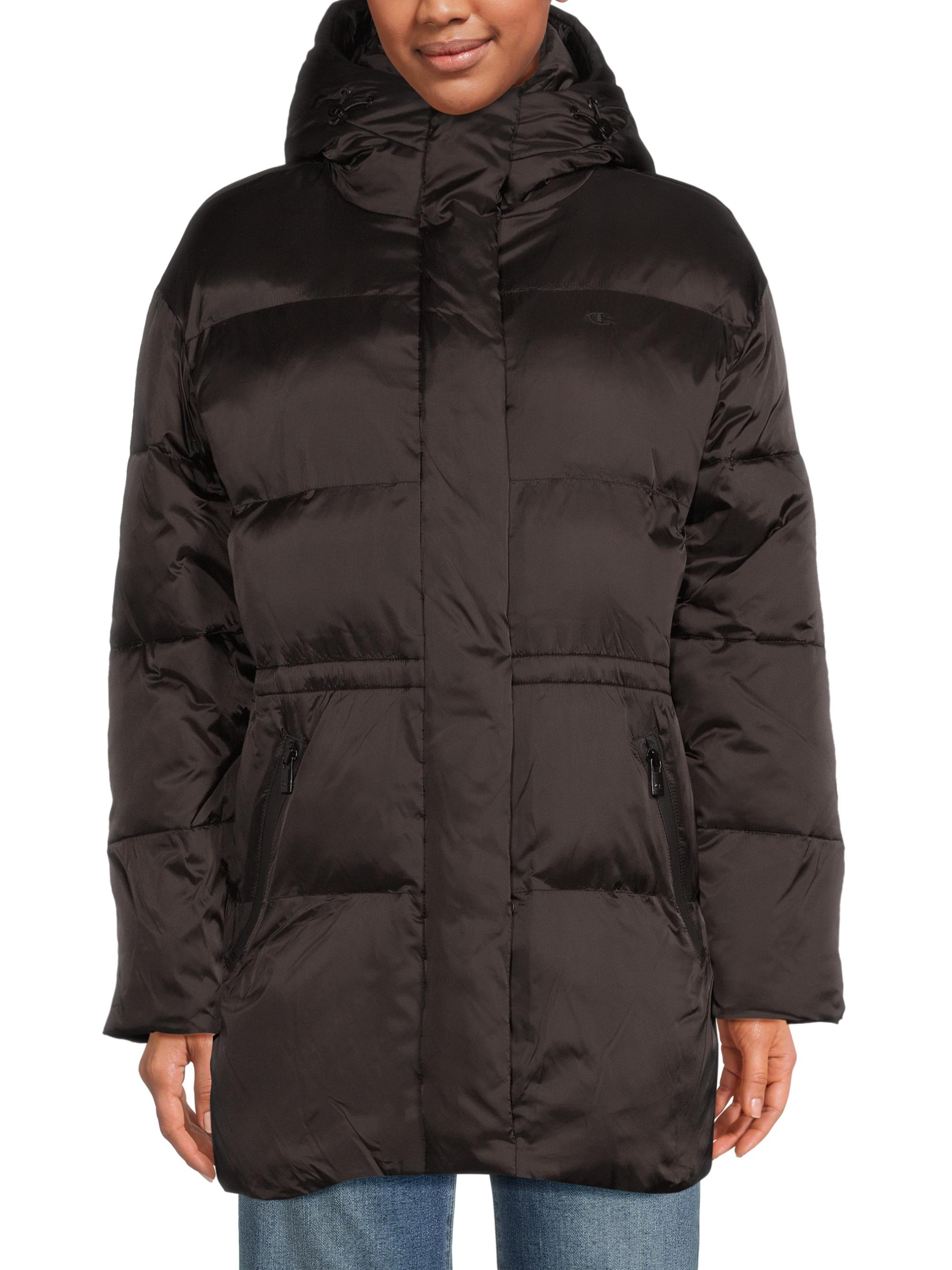 Click here for Champion Womens Hooded Puffer Coat - Black - Size... prices